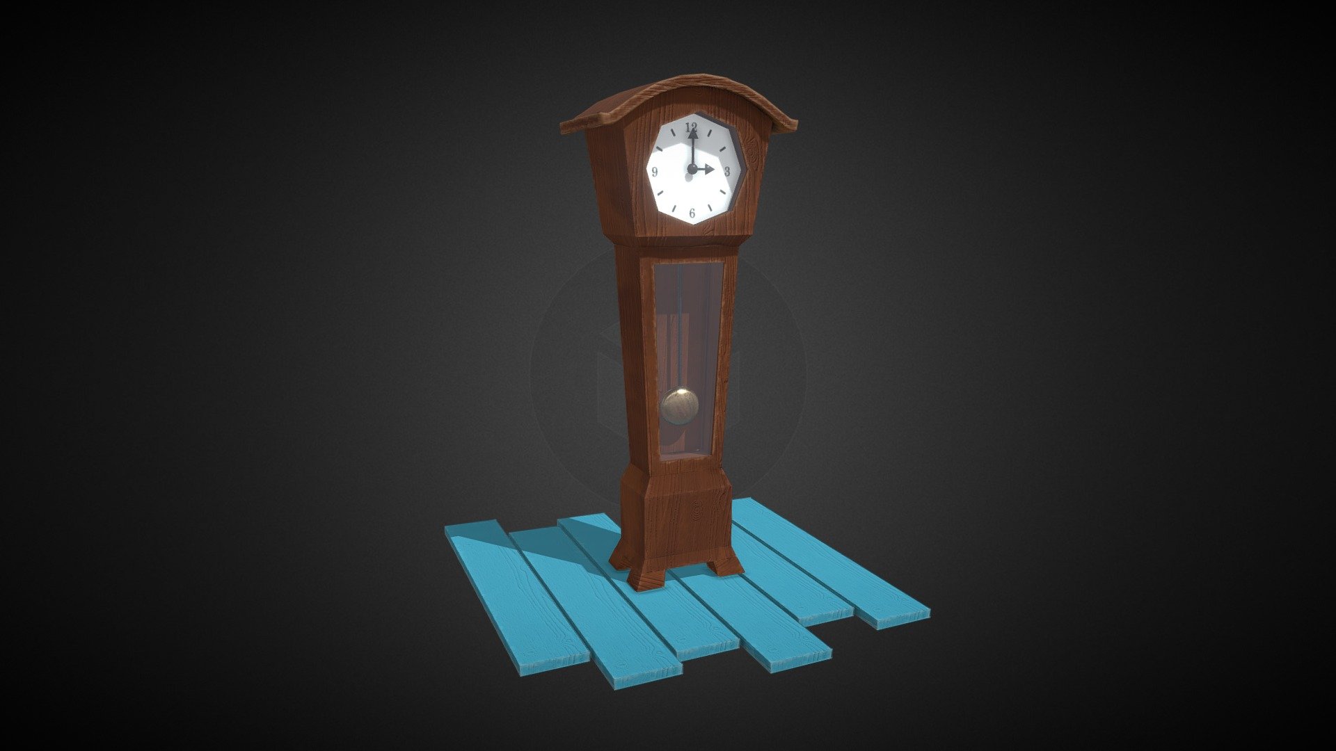 Clock - 3D model by linh0315 [b75a3d2] - Sketchfab