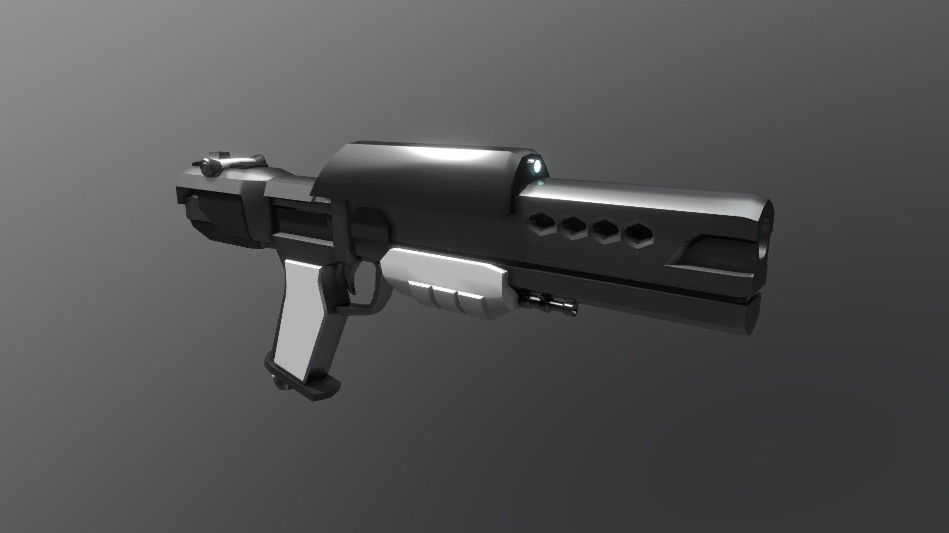 Halo E3 2000 Styled Magnum (old model) - Download Free 3D model by ...