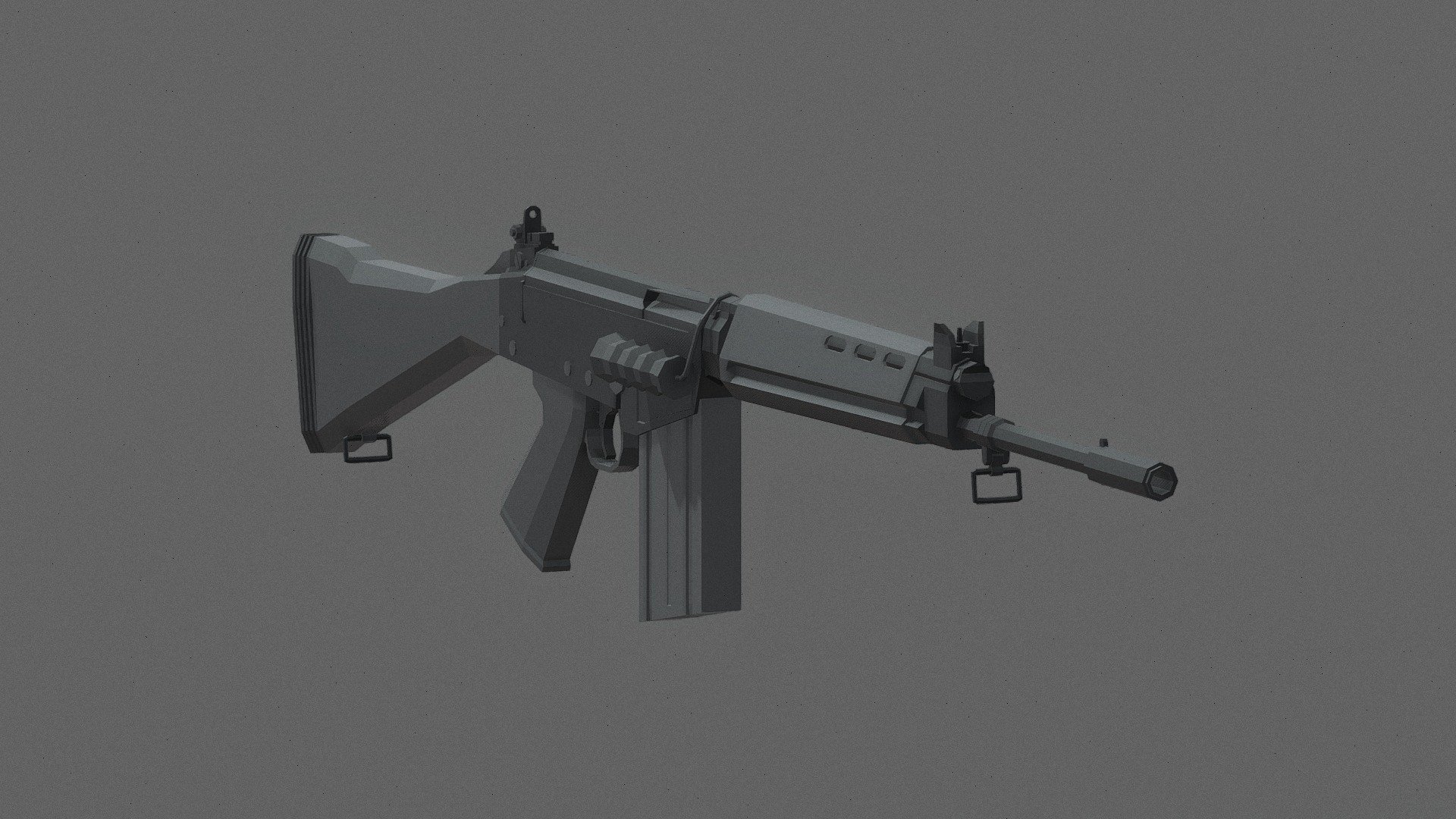 Low poly FN FAL - Download Free 3D model by untoucheddev [b75b8d7 ...