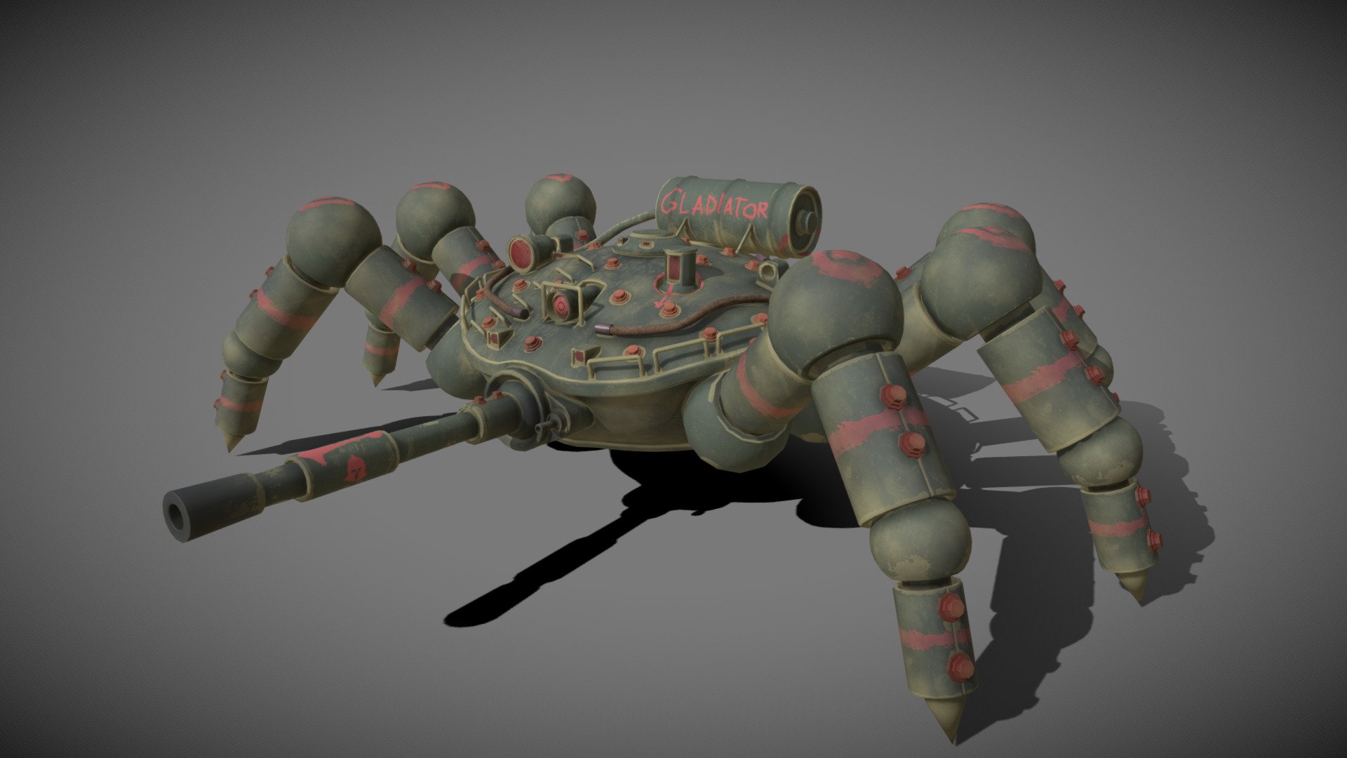 CrabTank "Gladiator" - Download Free 3D model by TBONE Creates ...