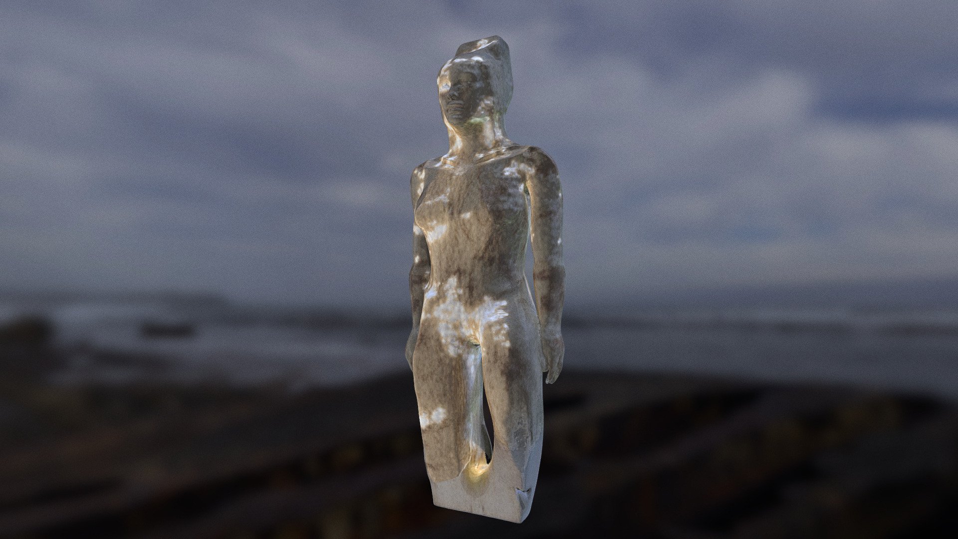 Ethereal Stone Sentinel - 3D model by public-art.uk [b75e3c4] - Sketchfab