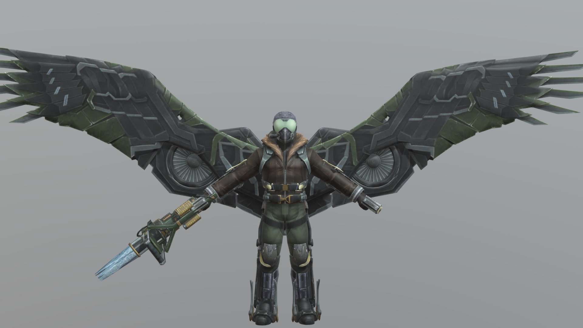 Vulture(ON YOUTUBE) (Textured) (Rigged) - 3D model by 3D MODELS (@3dworldz) [b75edf2] - Sketchfab