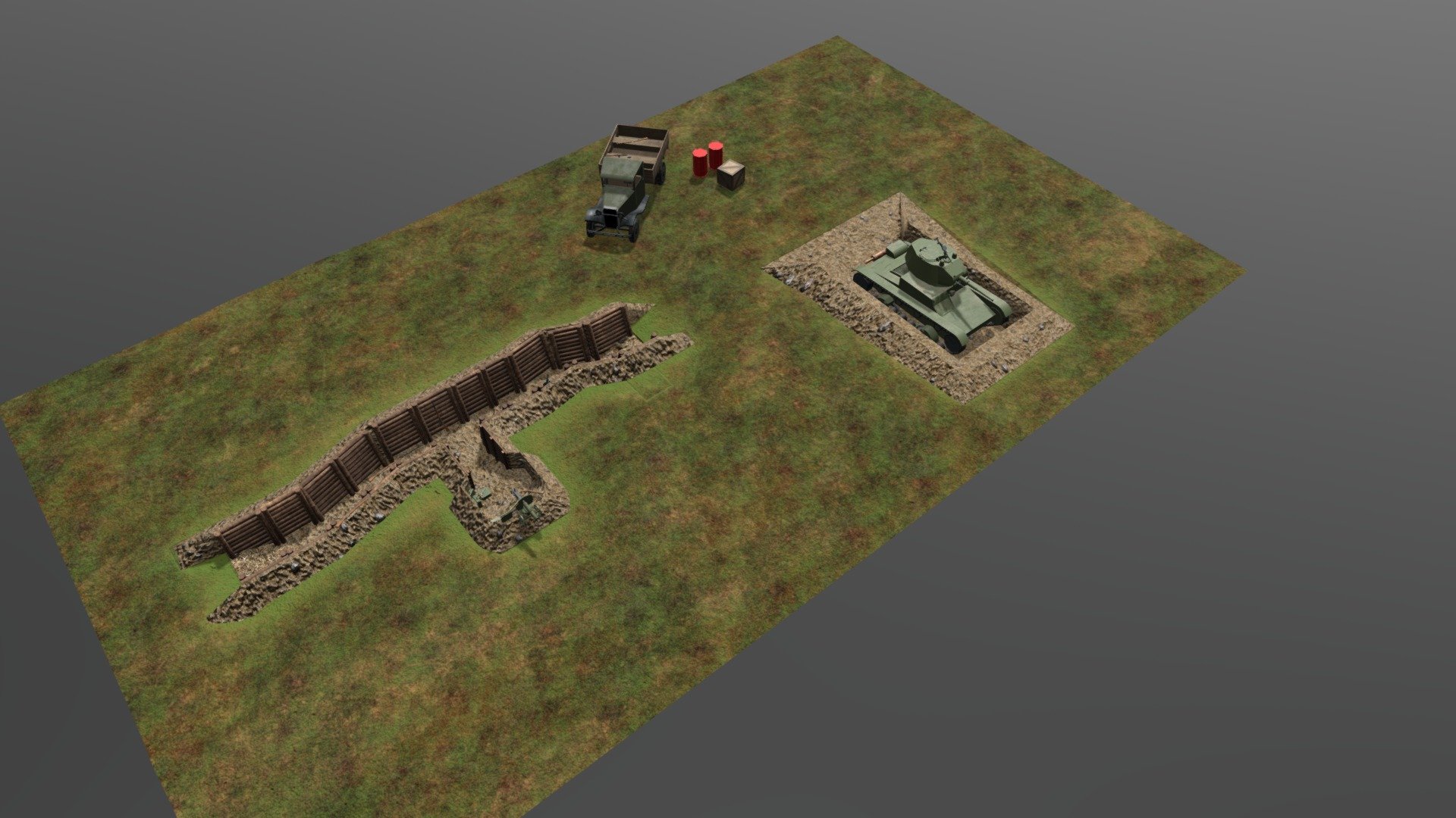 Soviet Strong-point - Download Free 3D model by adrielcz [b75f1b7 ...