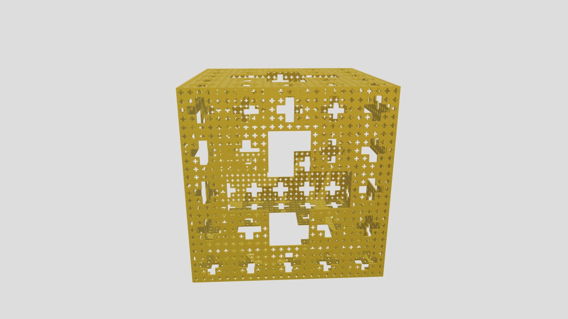 Cube-prod(5x5)-3권-23- Face-여집합-500-금색 - Download Free 3D model by ...