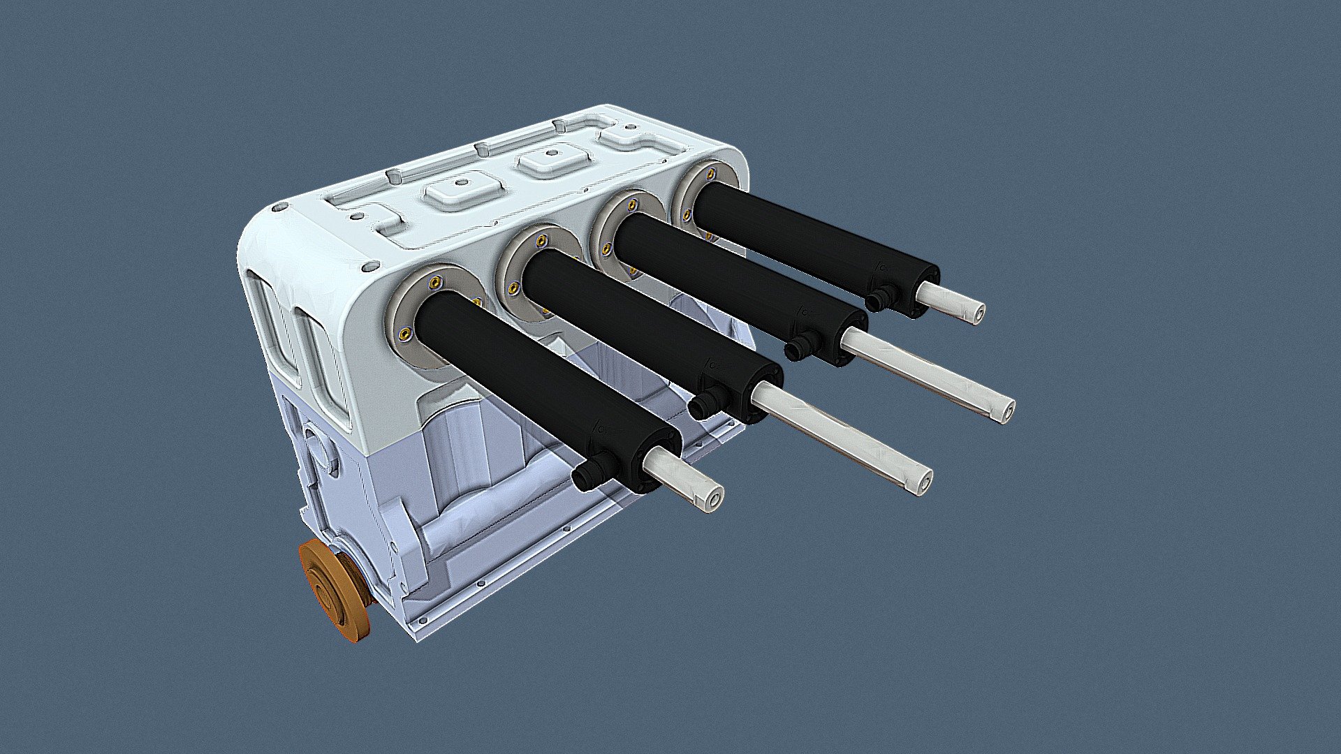 MOTOR LINEAR - PROTOTIPO - 3D model by Gabriel Jesus (@gabrielh.jesus ...