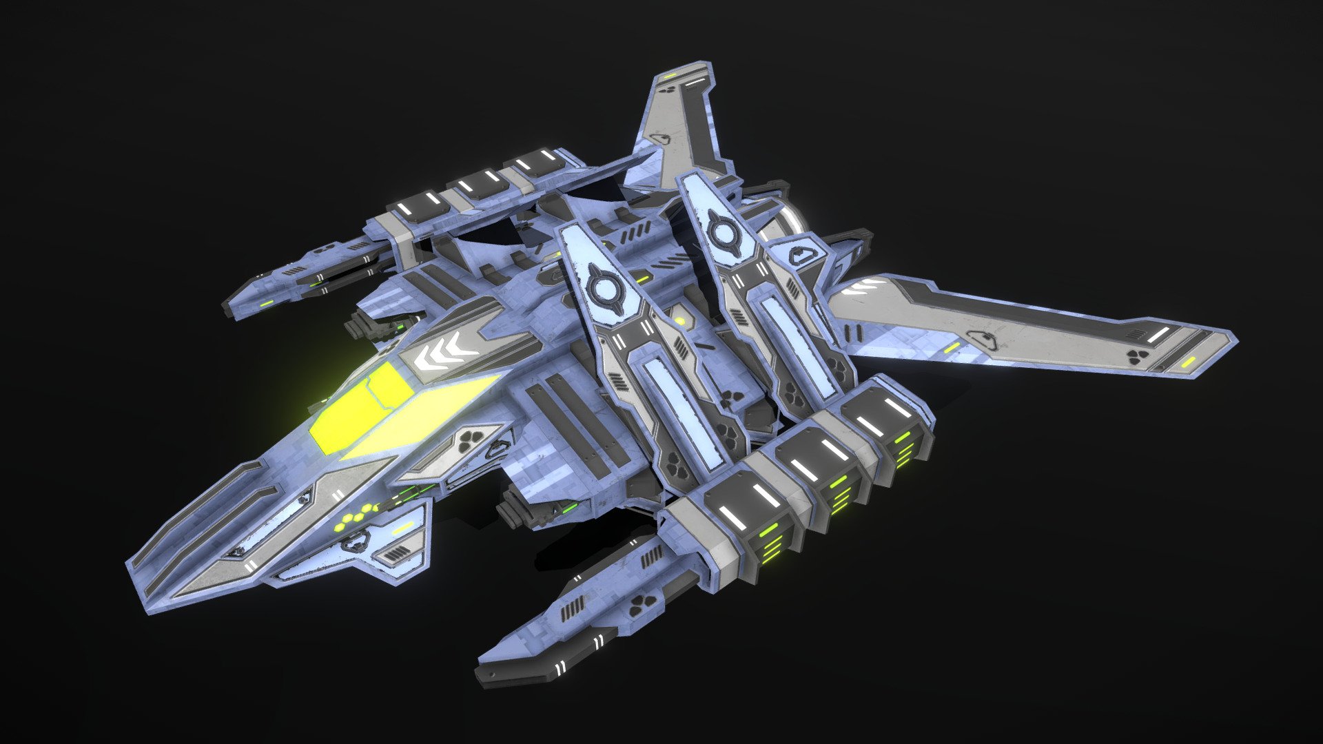 Enkar Republic Attack Fighter Karban - Buy Royalty Free 3D model by ...