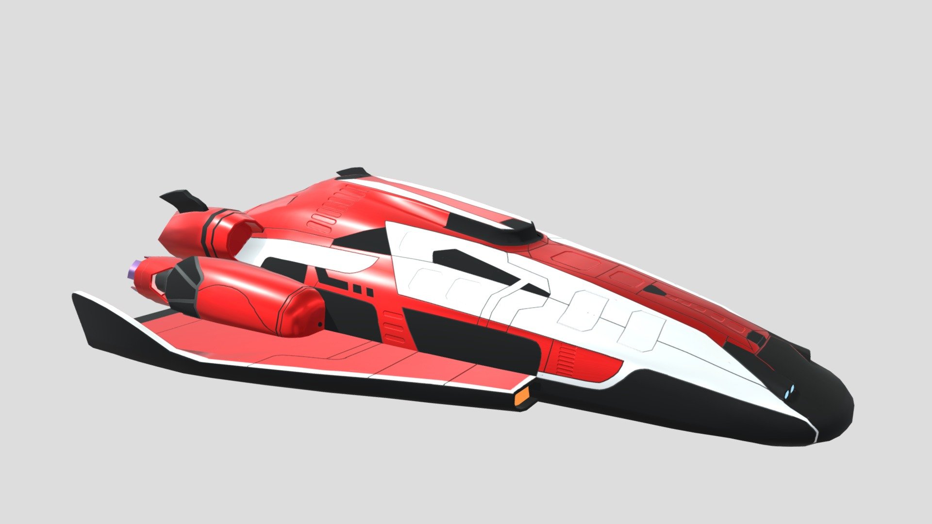 Standard Issue Red Rocket - 3D model by Dimensional Designs Co ...