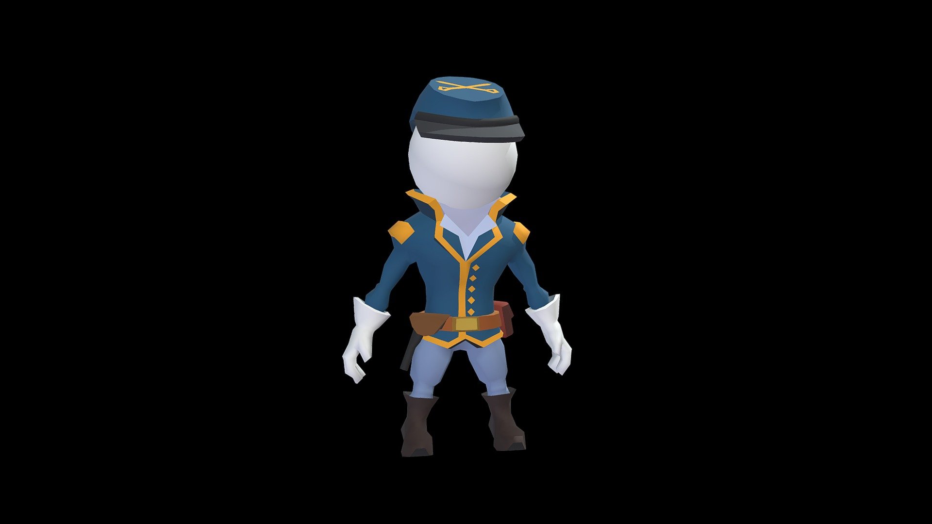 confederate - 3D model by CC (@ccsf) [b7606d3] - Sketchfab