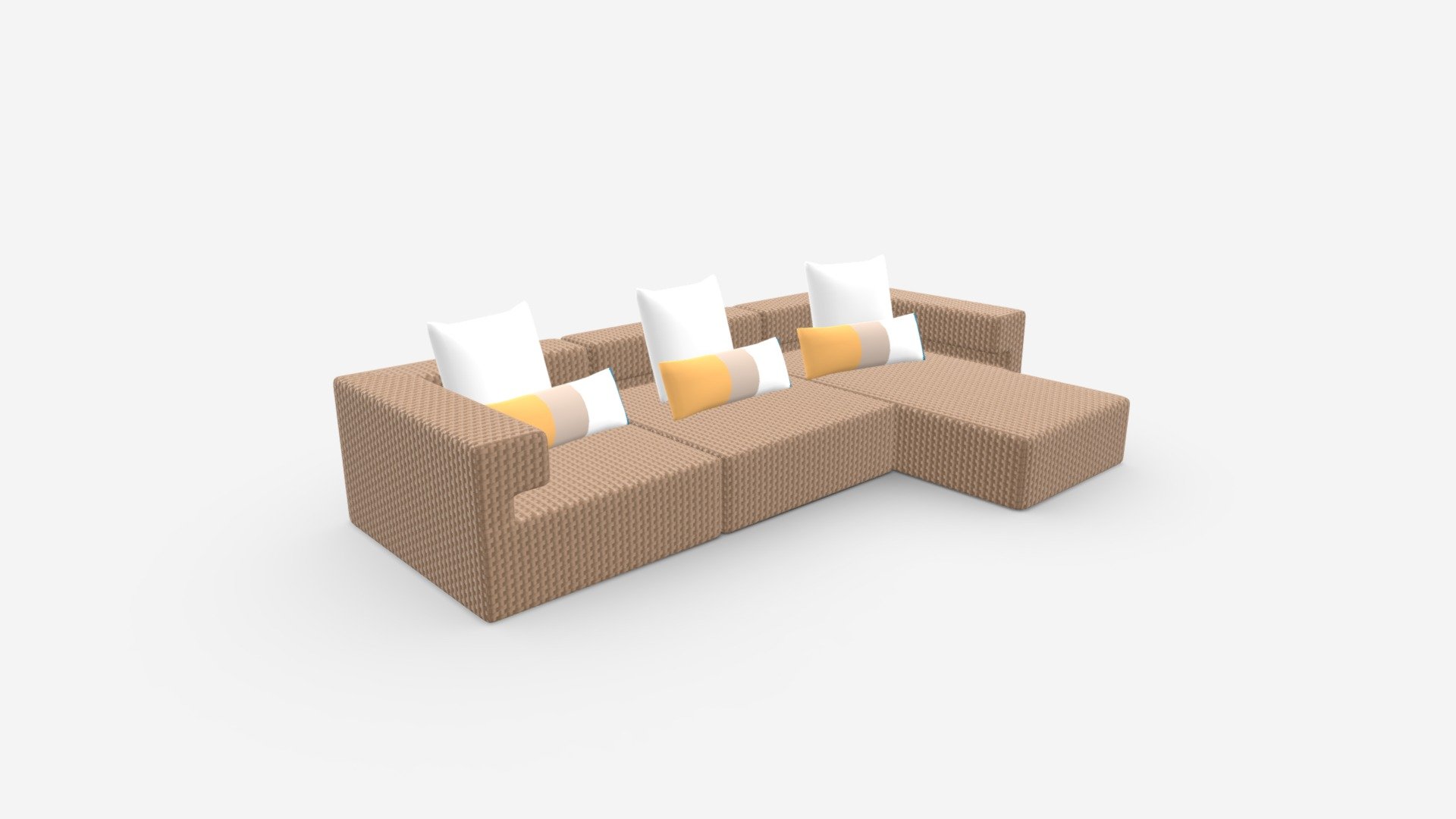 12. Sofá Blocos - Indio da Costa - 3D model by Arch Tech Tour (@archtechtour) [b7611bb] - Sketchfab
