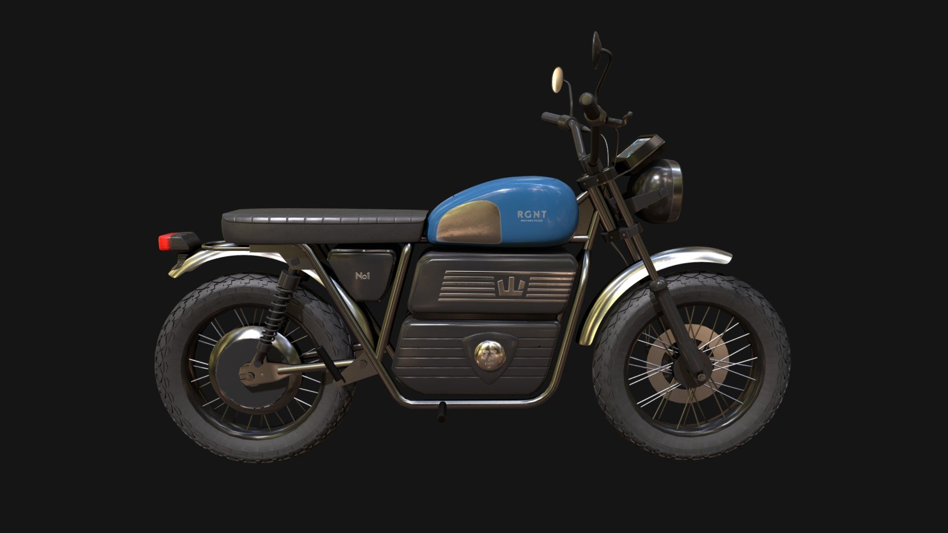 RGNT [Electric motorcycle] - 3D model by bldzr [b764176] - Sketchfab