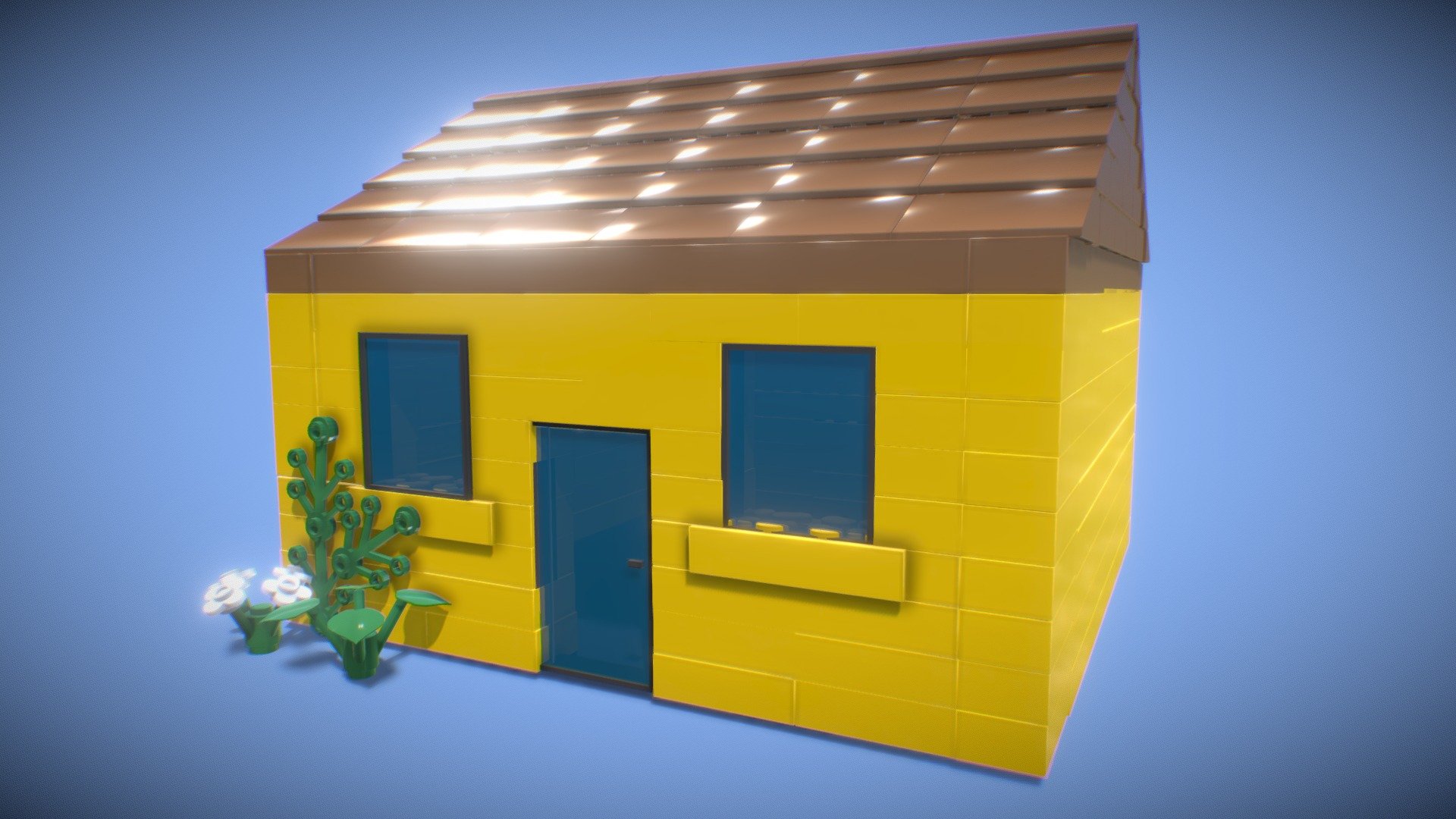my house - 3D model by kseniialukashuk [b766a2c] - Sketchfab