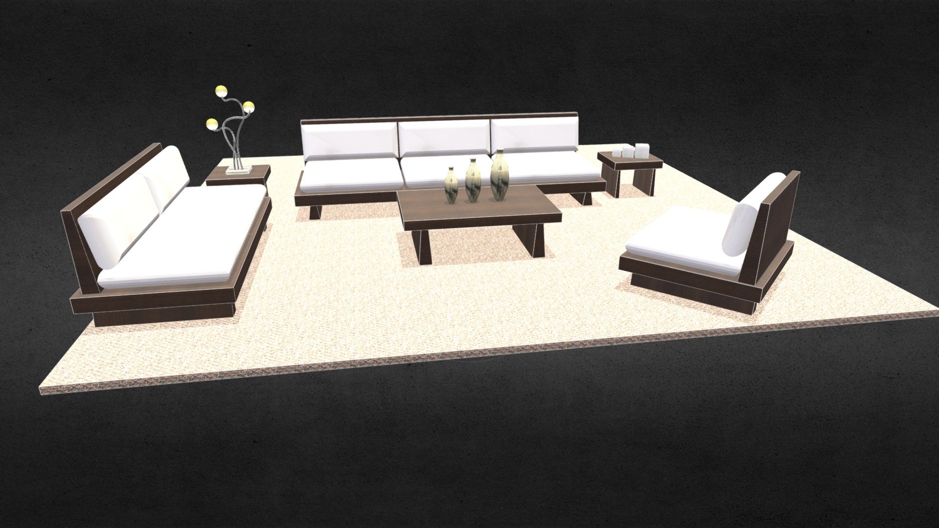 Sala Minimalista - Download Free 3D model by Dennis_30 [b76752e ...