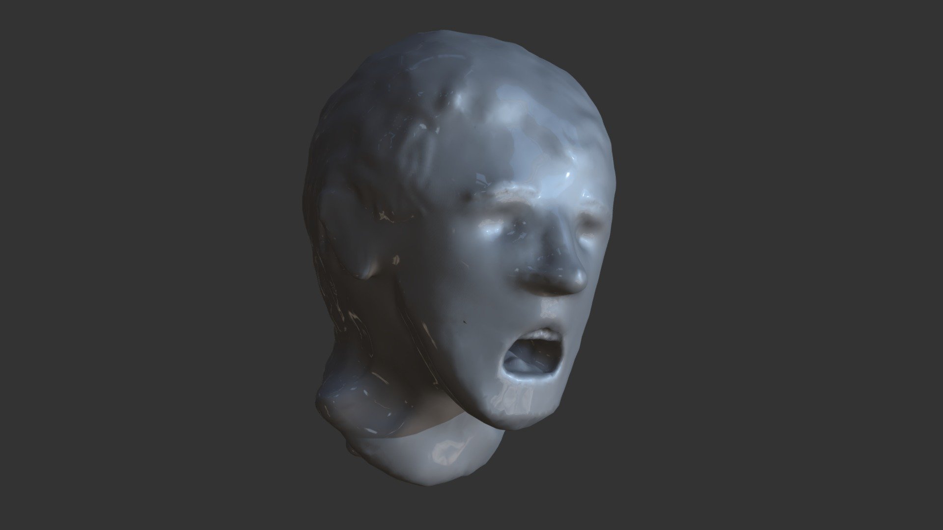 Screaming Head - 3D model by shakyboi [b76817f] - Sketchfab