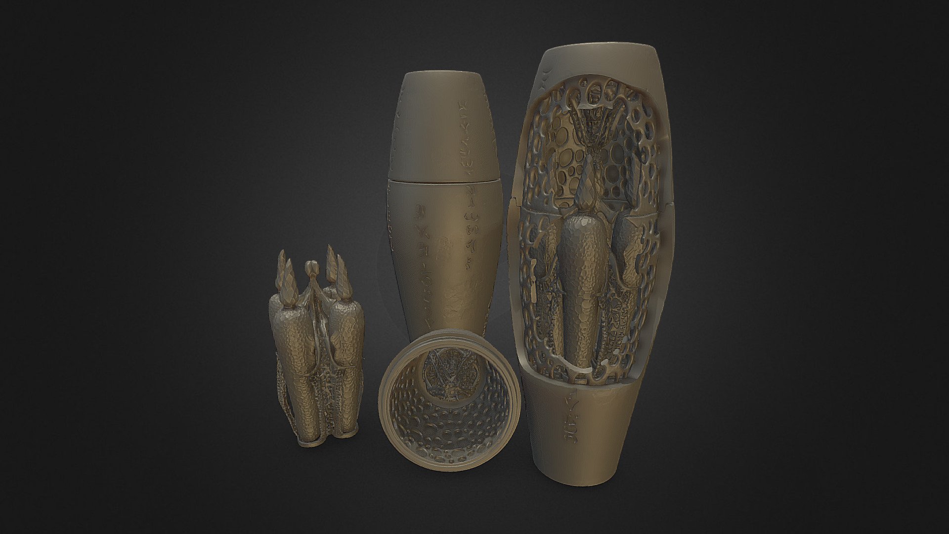 Alien Pathogen Container - 3D model by merces [b76827e] - Sketchfab
