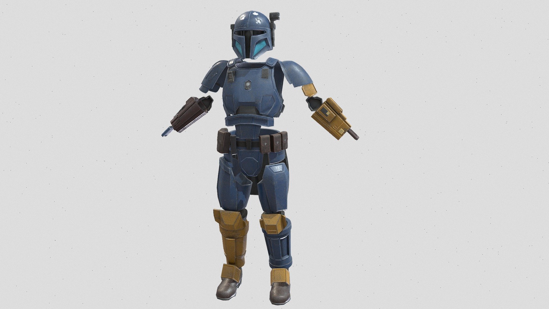 Paz Vizsla Mandalorian Armor - 3D model by Outworld Studios ...