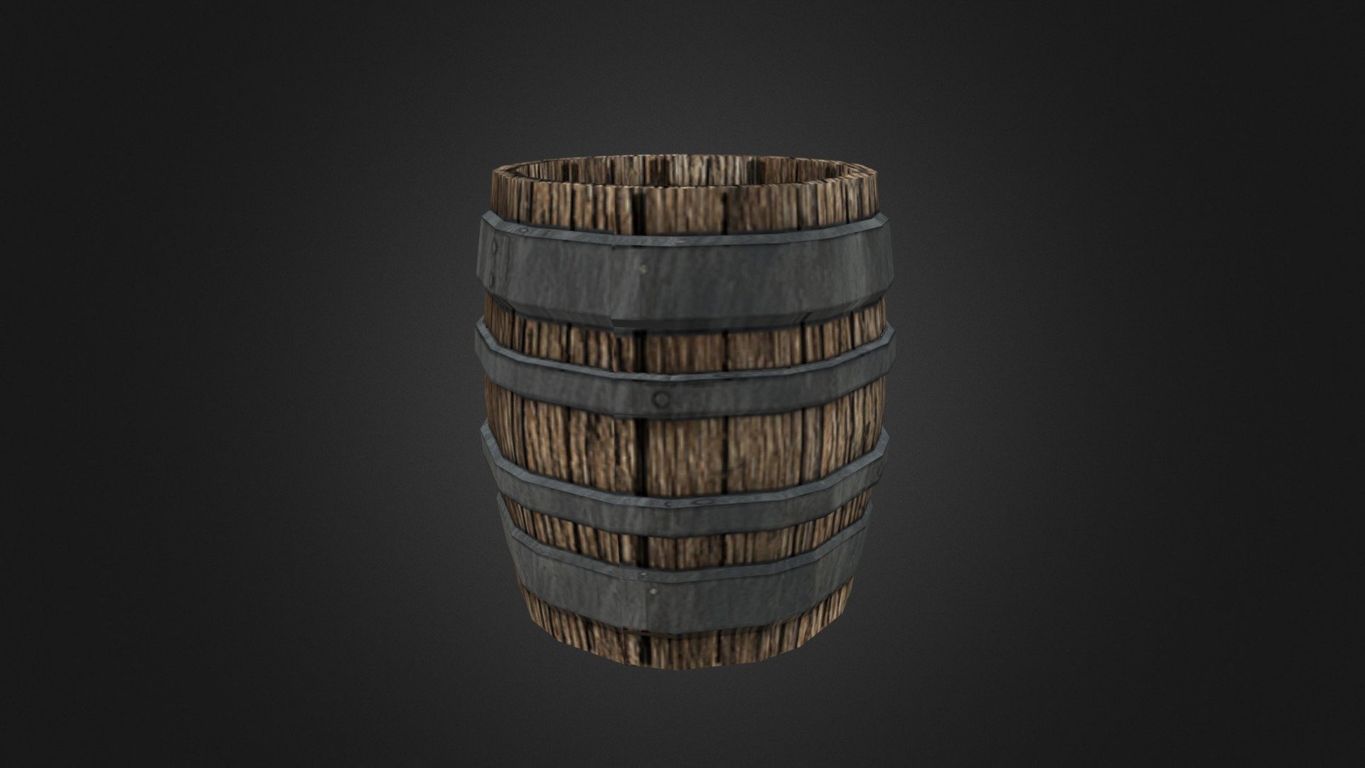 Game Ready Barrel - 3D model by crisjg [b7695a5] - Sketchfab