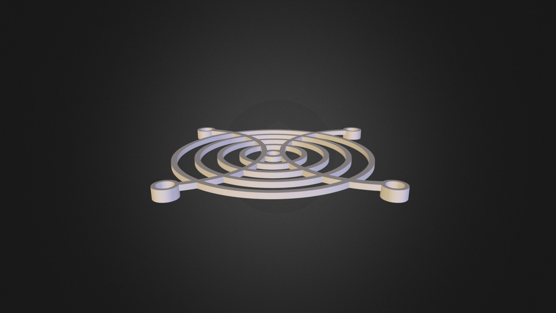 90 mm Pc Fan Guard - 3D model by 3dindustries [b76a03c] - Sketchfab