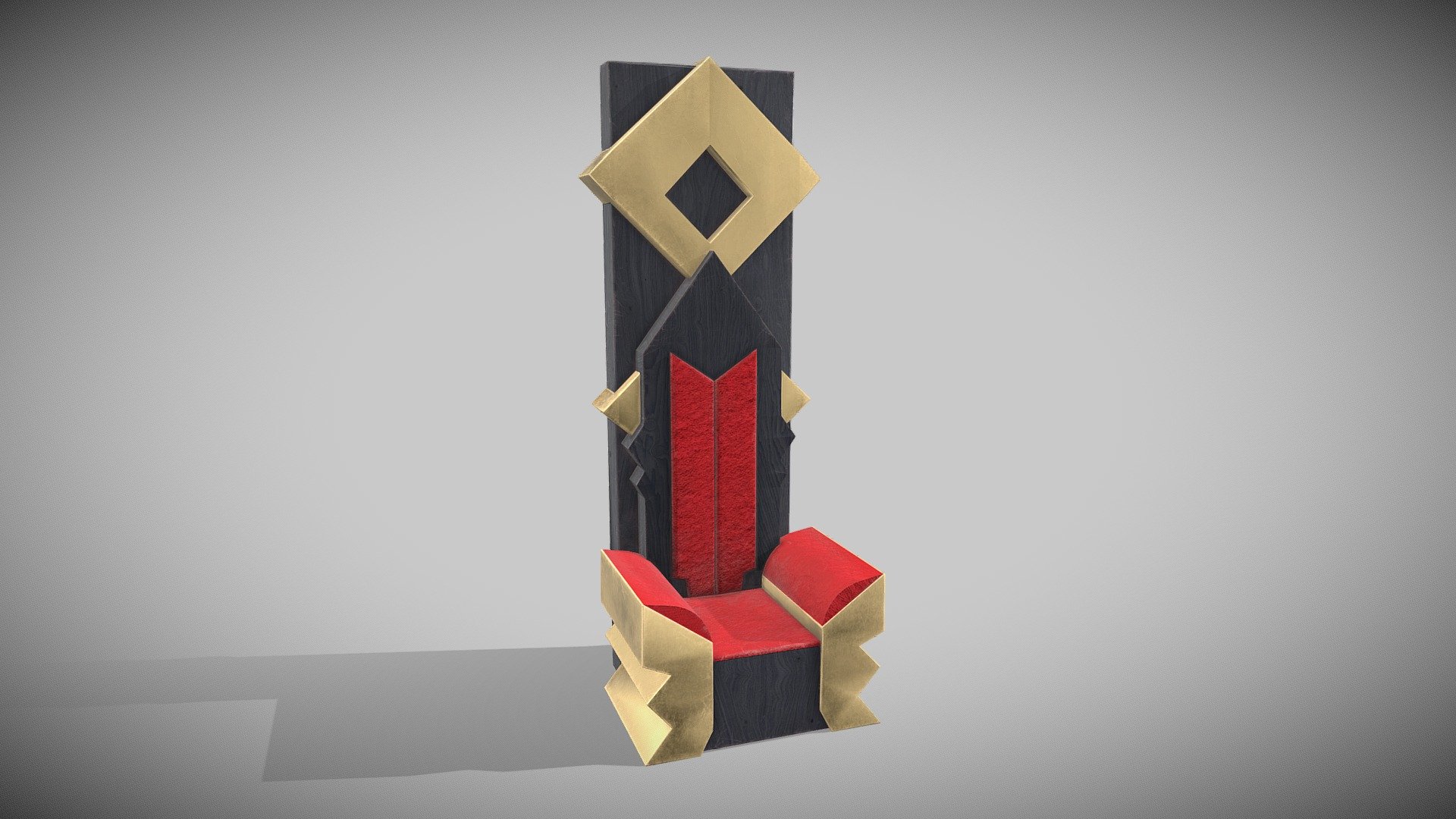 Medieval fantasy throne - 3D model by just_une_ptite_goutte [b76a8a9 ...