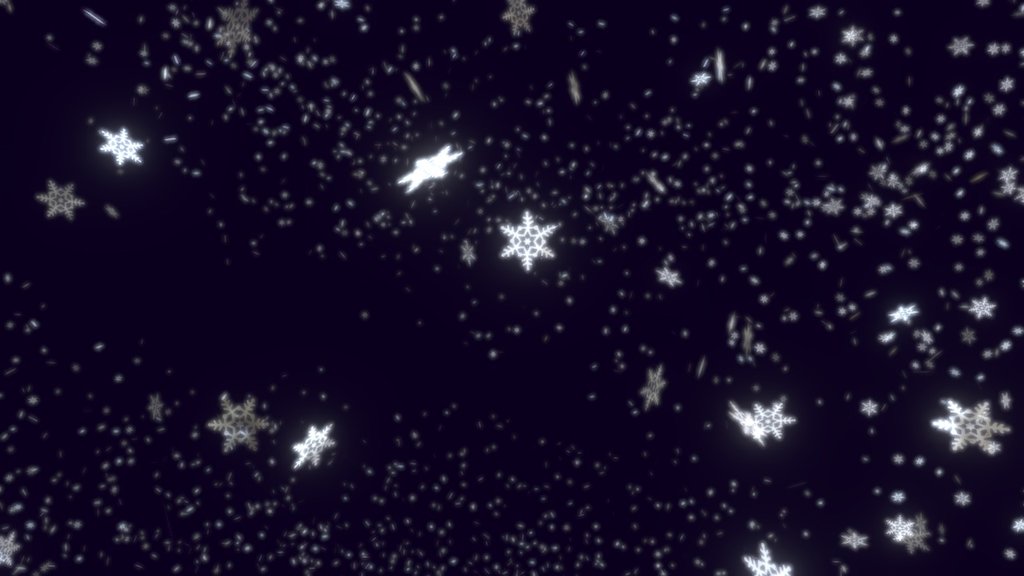 6,000 Snowflakes - 3D model by Thomas Flynn (@nebulousflynn) [b76ba41 ...