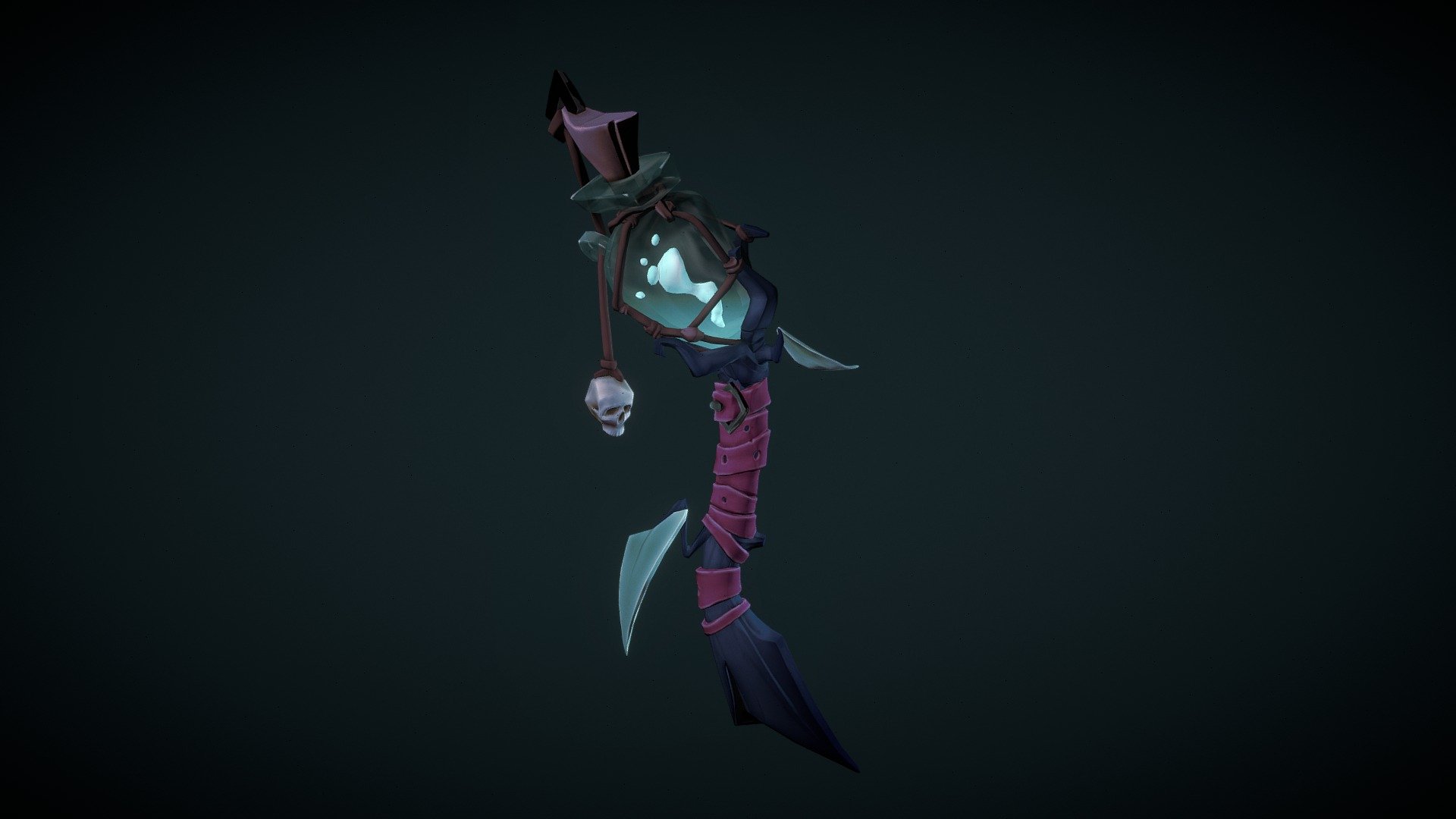 Poisonous wand - Asset for games - Download Free 3D model by Julija ...
