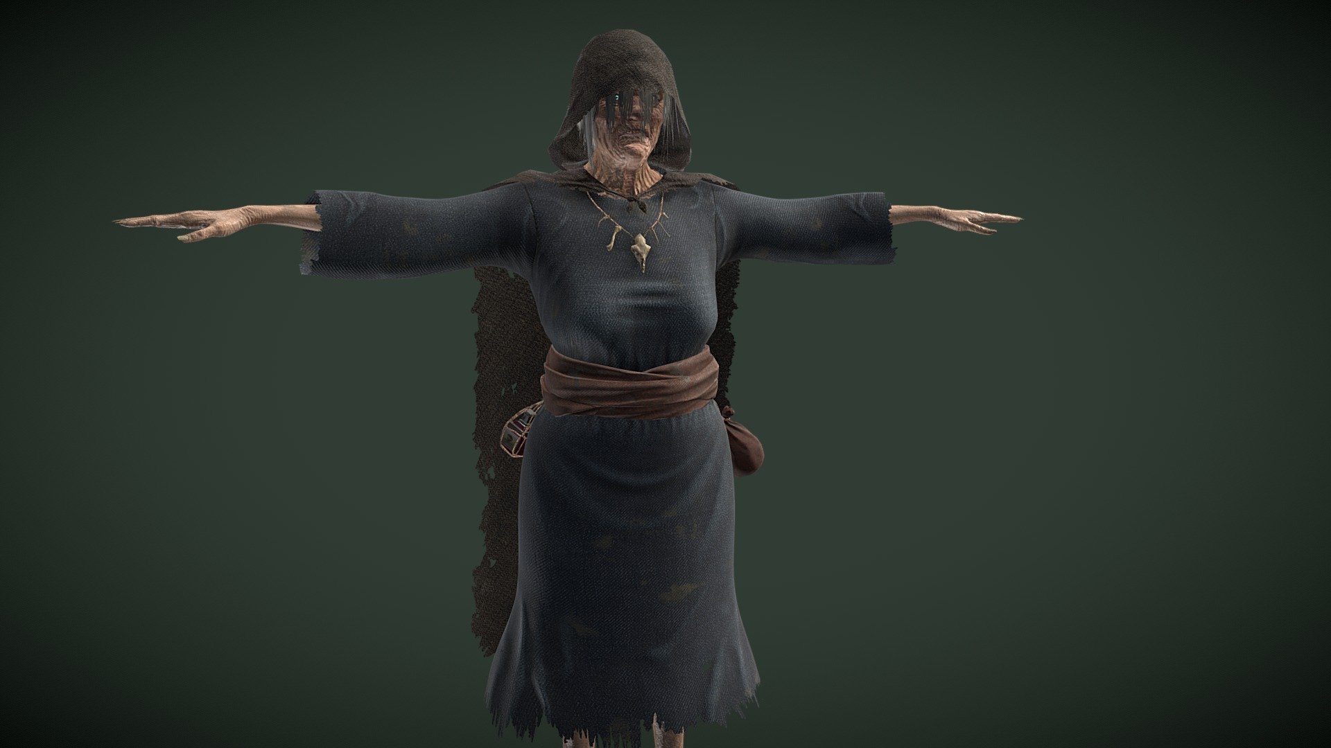 Witch - Buy Royalty Free 3D model by Dary_Palasky [b76ebe9] - Sketchfab ...