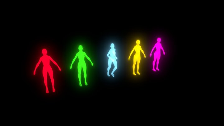 Full-body 3D models - Sketchfab