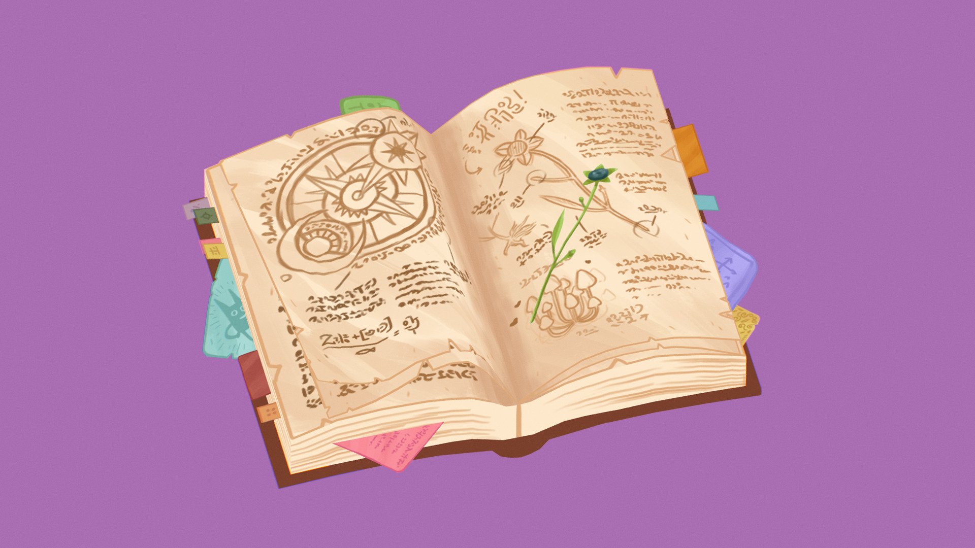 Adventurer's Spellbook - 3D model by ina_tomecek [b770629] - Sketchfab