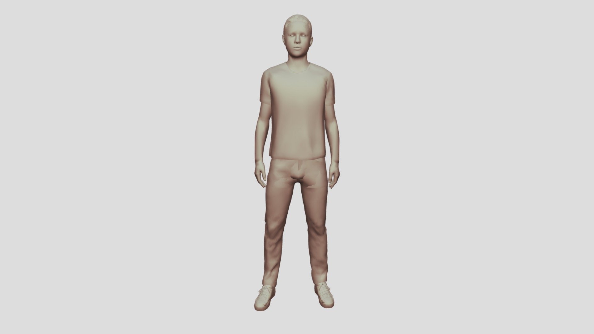 No Materials Humanoid Avatar Created - 3D model by Chris.Parker1 ...