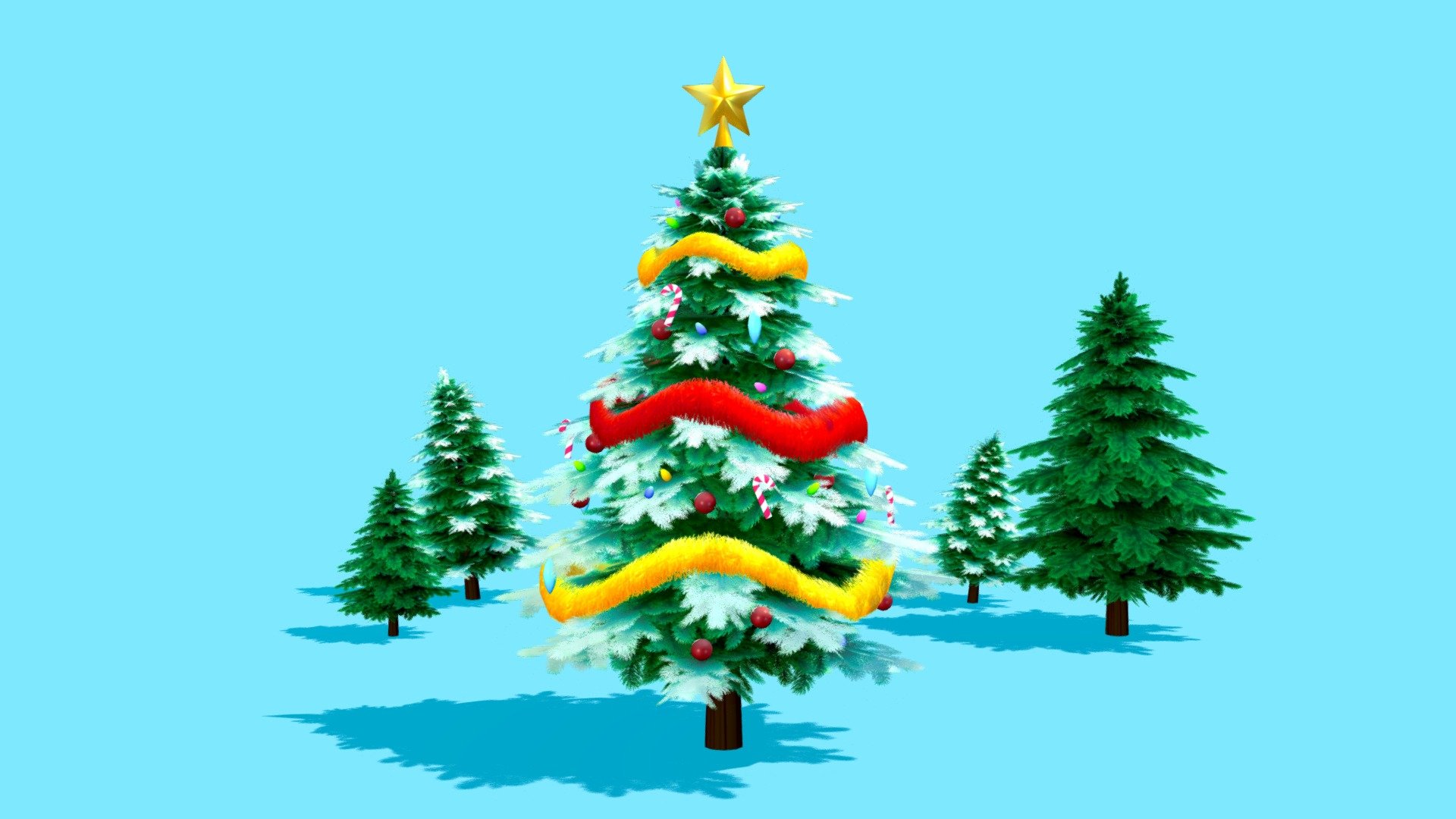Christmas Trees Pack 2022! - Buy Royalty Free 3D model by L3X [b771801 ...