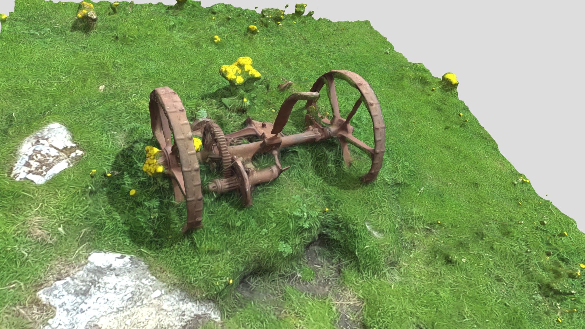 Redundant farm machinery at Iolaraigh - 3D model by Smilemaker [b771a66 ...
