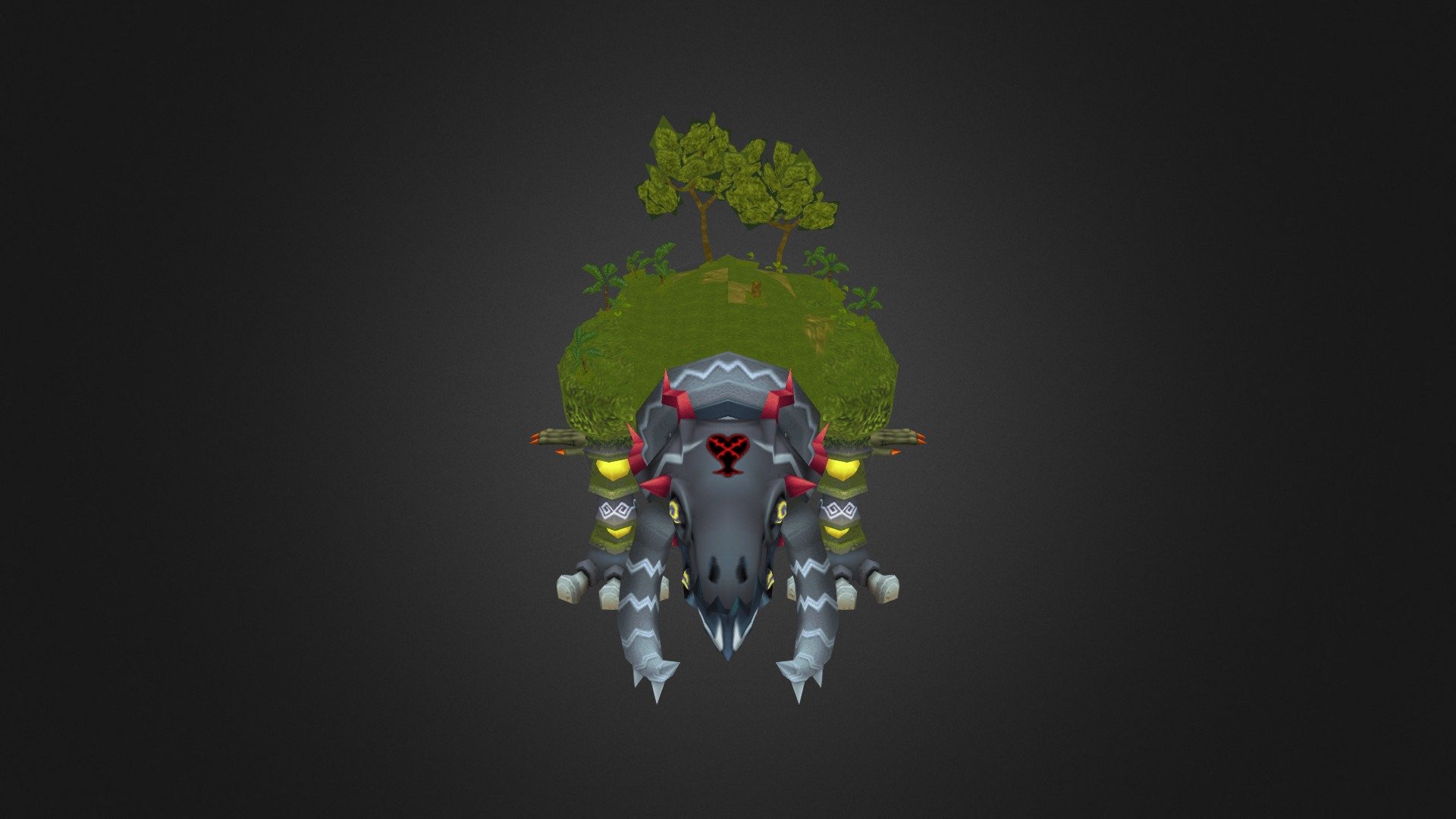 PSX PS2 PS3 - Kingdom Hearts 2 - Groundshaker - 3D model by entei555 ...
