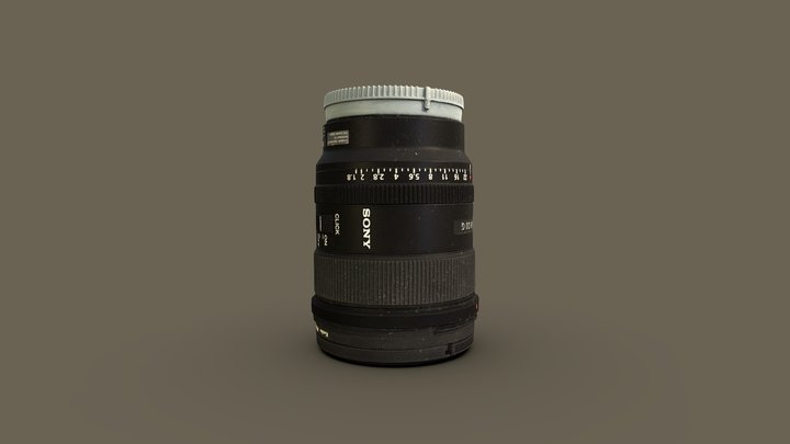 Camera-lens 3D models - Sketchfab