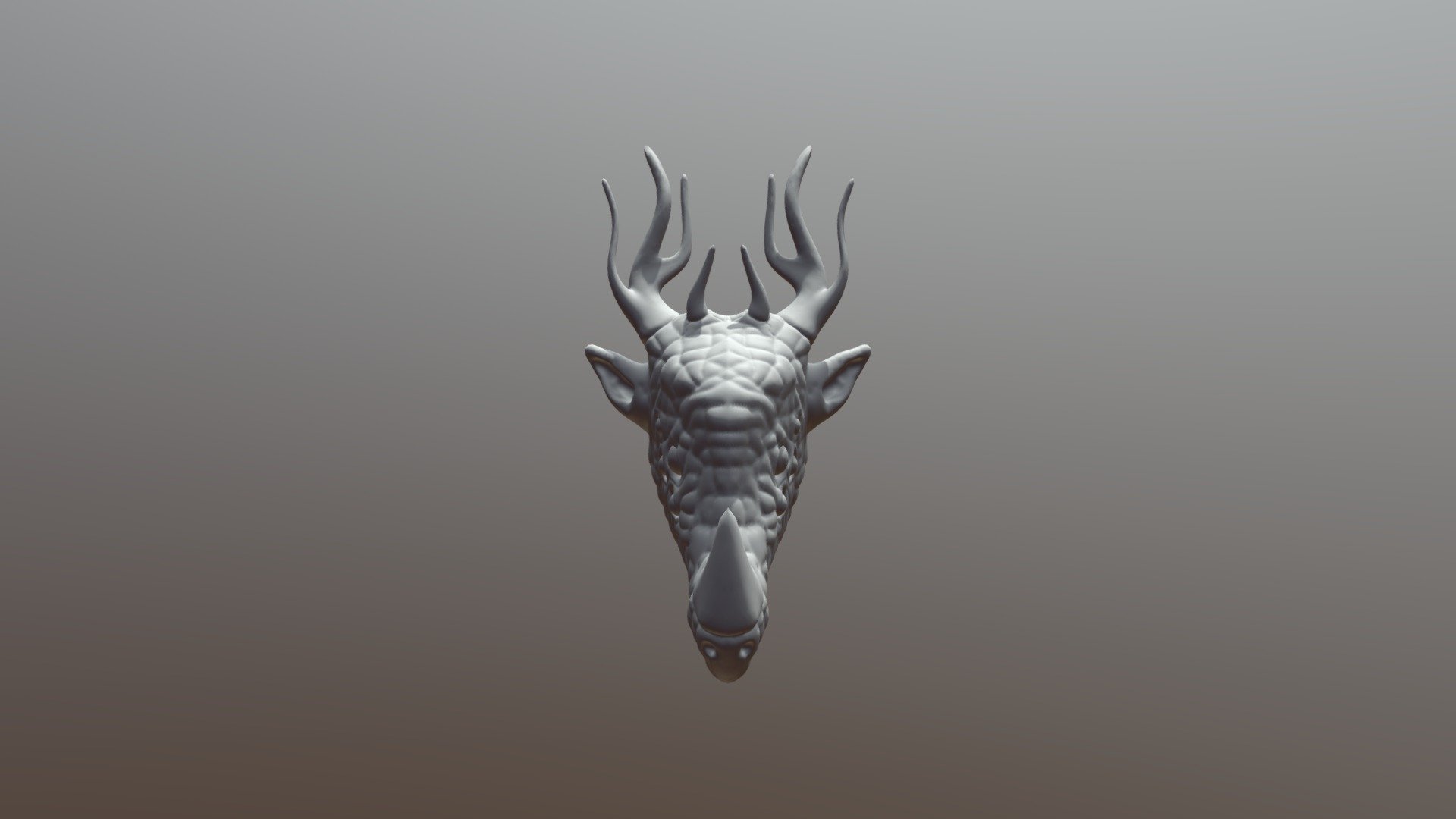 Monster Head - Download Free 3D model by AidanVerveckken [b774cab ...