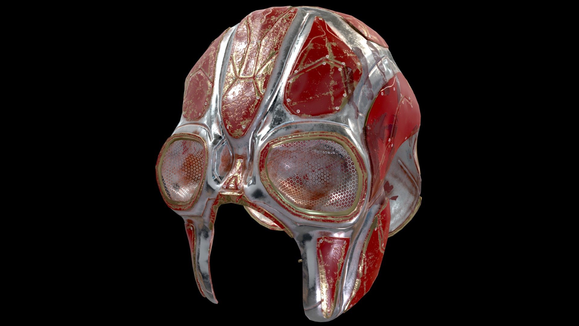 Rusty Helmet - Download Free 3D model by Cavity Studios (@cavitystudios ...