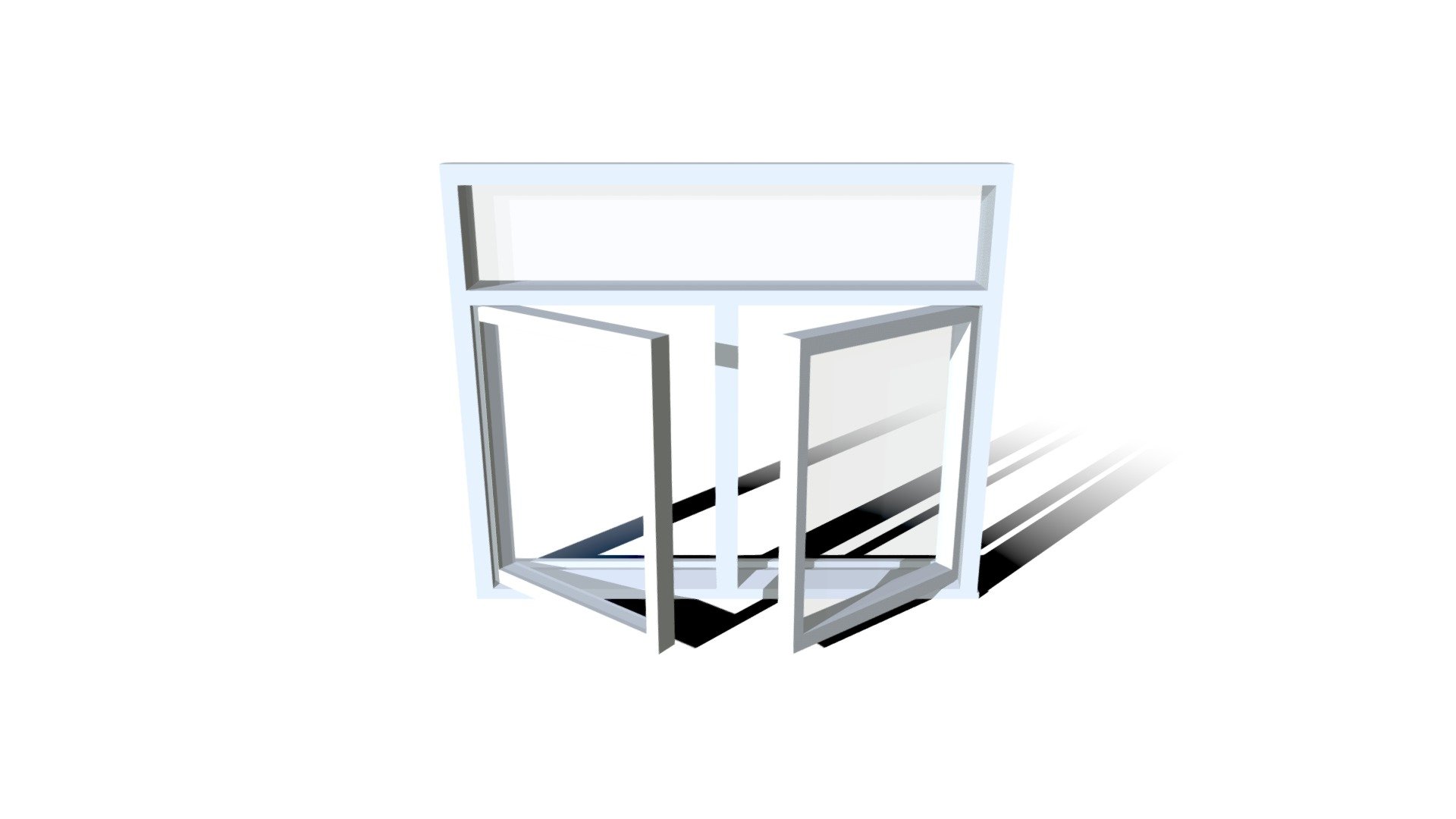 Raam 1 Open Buiten - 3D model by Joeri.heere [b7753ab] - Sketchfab
