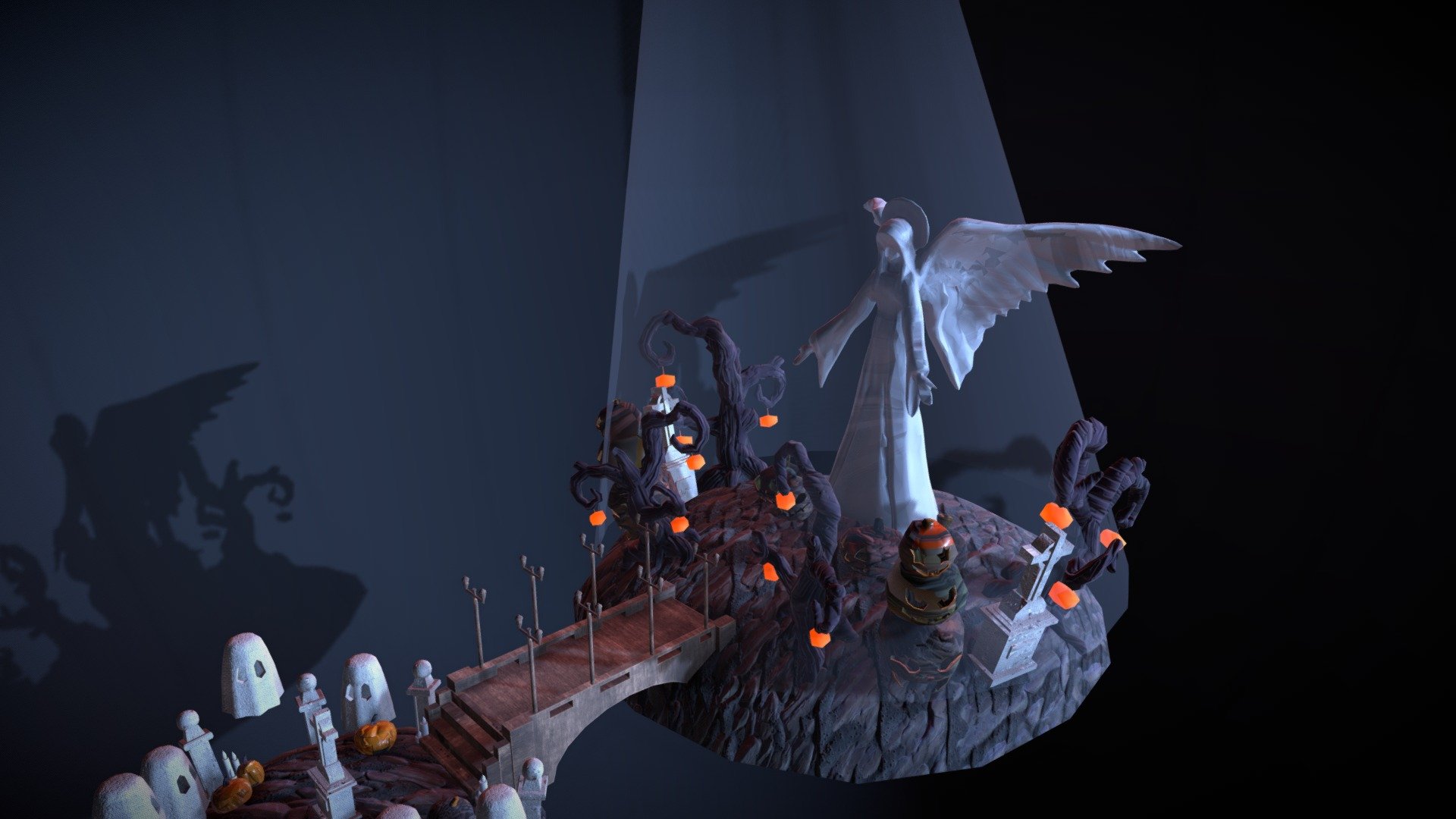 Enviroment Halloween - 3D model by Aaron Tovar (@adtm3650) [b7765cd ...