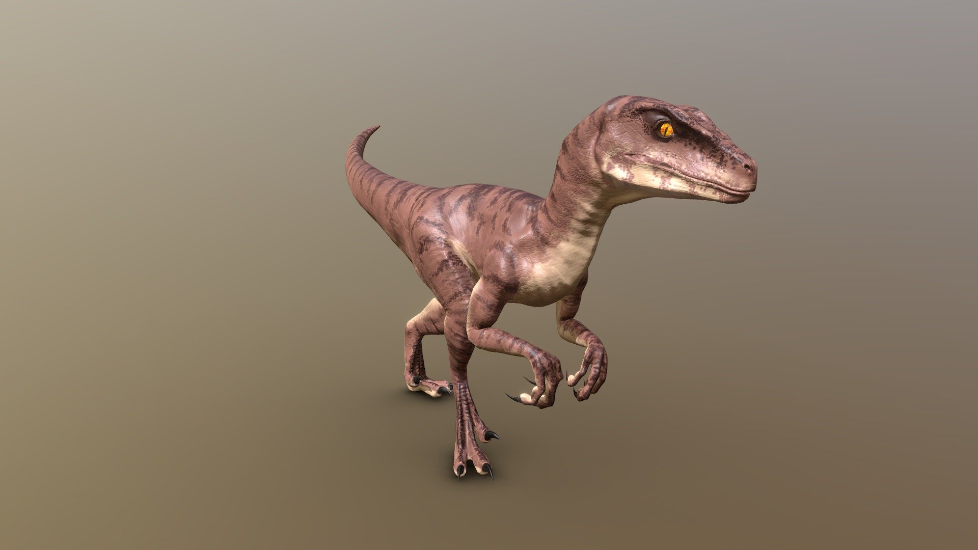 Tropical Velociraptor - Download Free 3D model by ZTOONE3D [b778bfc ...