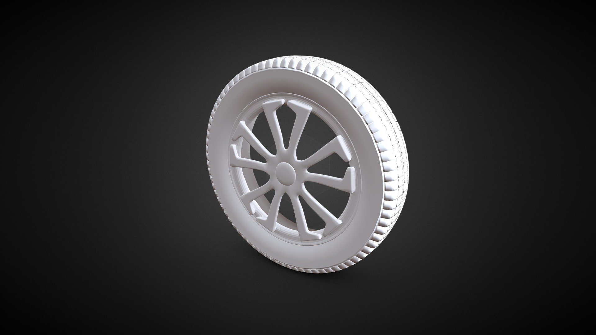 Wheel - 3D model by Mike van Riel (@mvriel) [b77c02d] - Sketchfab