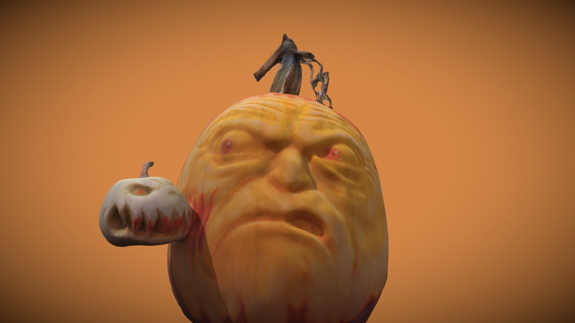 Pumpkin Sculpture - Download Free 3D model by hijinx (@danshahin ...