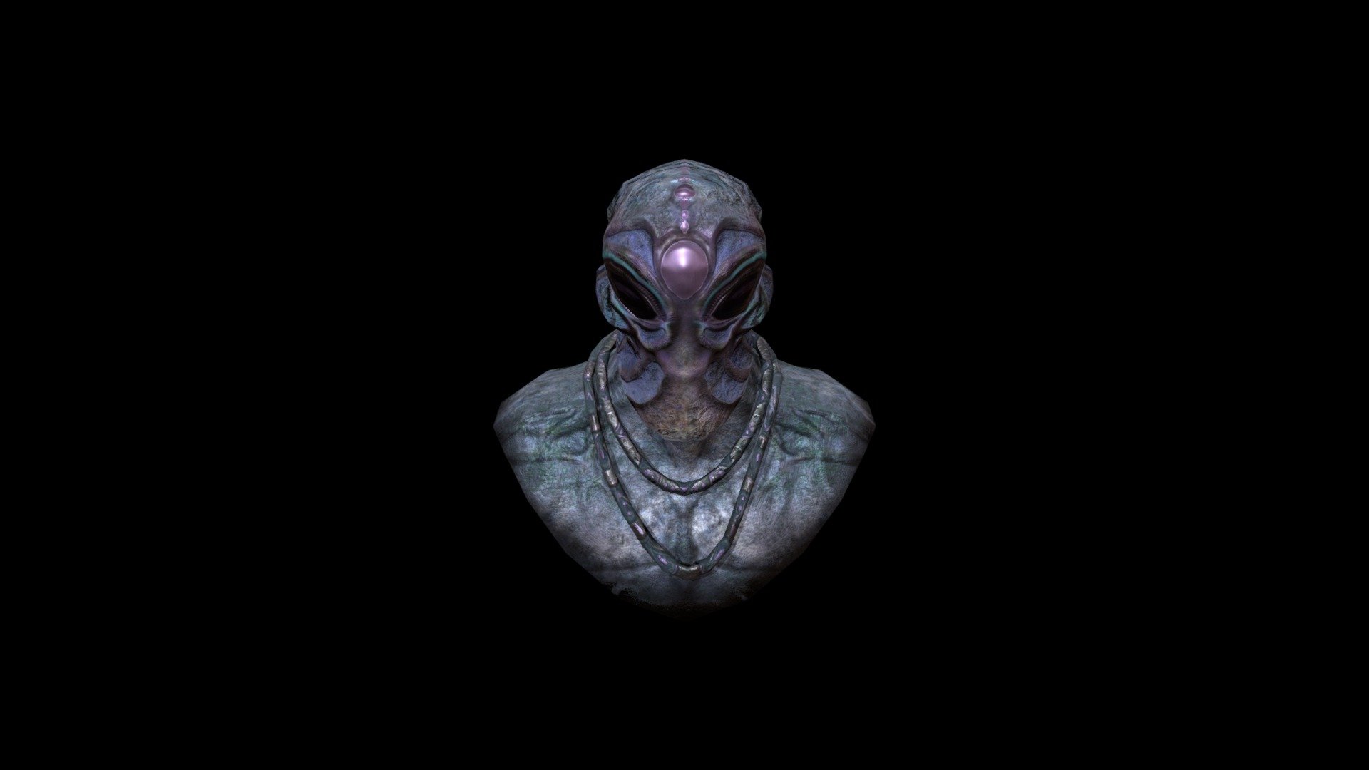 Coral Creature Bust - 3D model by NajaShari [b77cceb] - Sketchfab