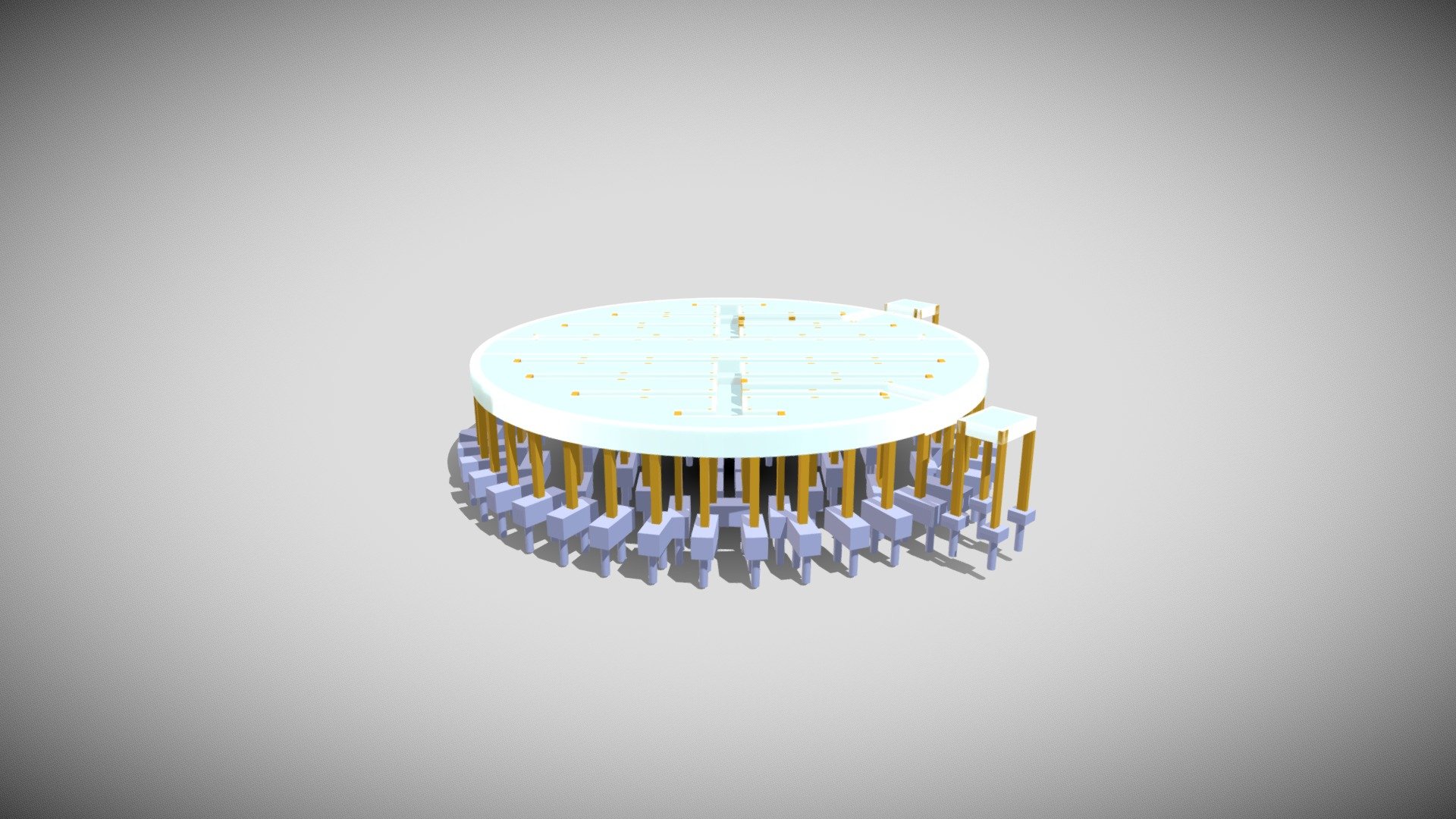 SILO ELEVADO Ø18 - 3D model by GandzaEngenharia [b77dbb8] - Sketchfab