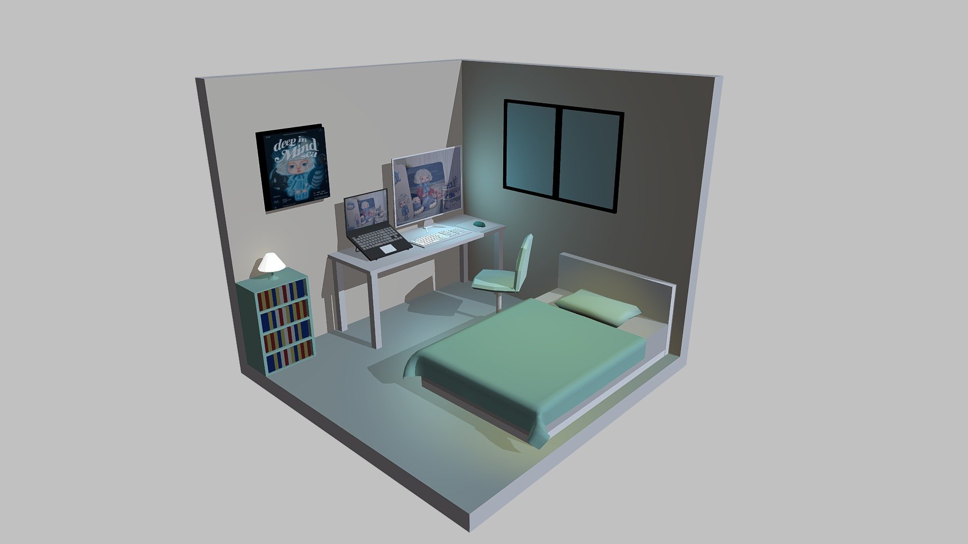 room room Rooooom - Download Free 3D model by pitchn [b77fdeb] - Sketchfab