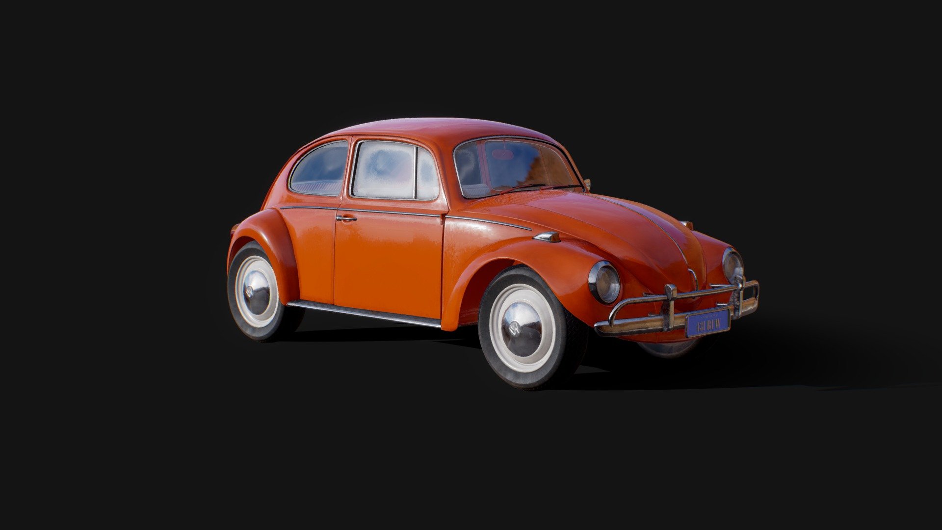 Classic Beetle Car - 3D model by Leo Brynielsson (@Leozy) [b78020e ...
