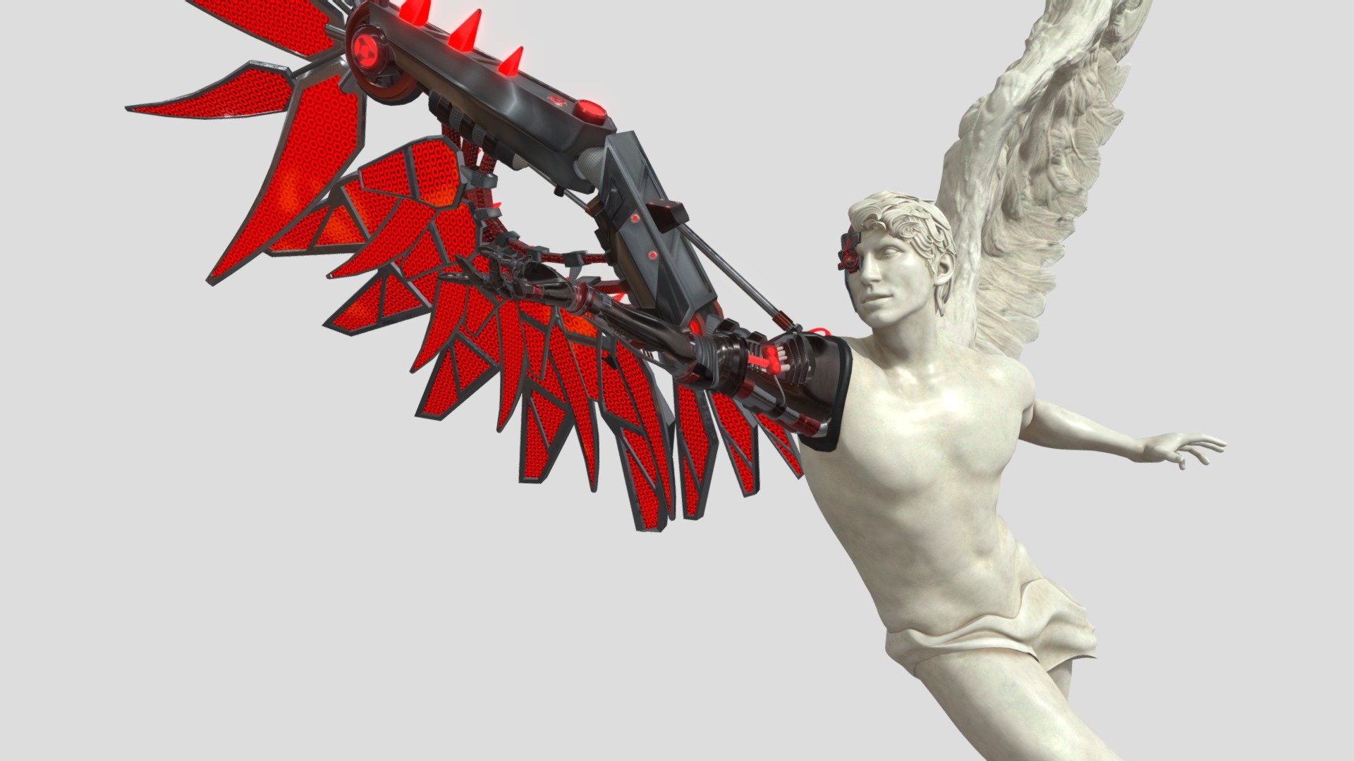 Angel Statue - 3D model by BaczekAdam (@Baczek_Adam) [b7819a1] - Sketchfab