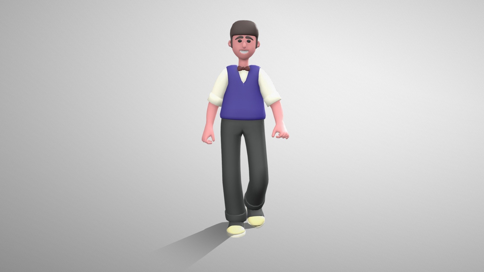 Stylized Man Musician - Mixamo Rigged Character - Buy Royalty Free 3D ...