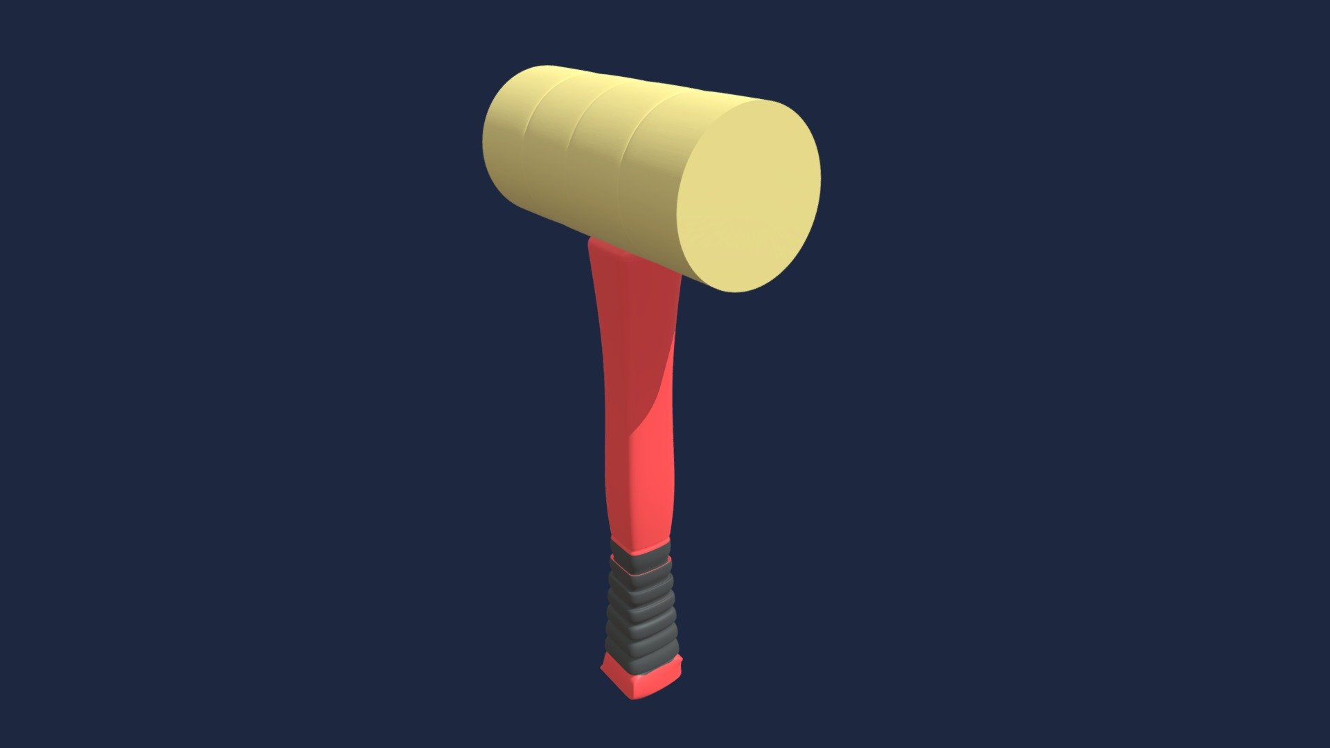 Low-Poly rubber Hammer - Download Free 3D model by AliTamim [b7828c6 ...