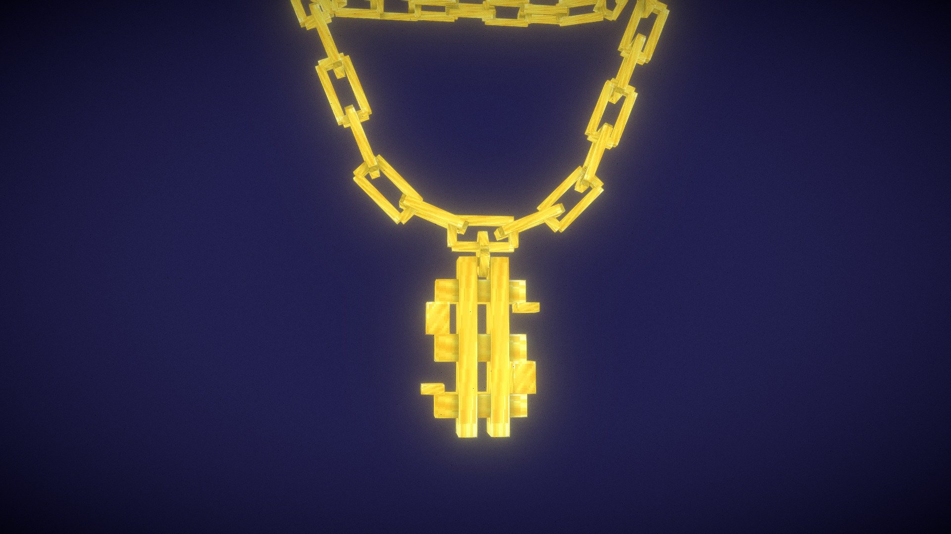 [Minecraft] Thug Life Gold Chain - Download Free 3D model by BasicModel ...