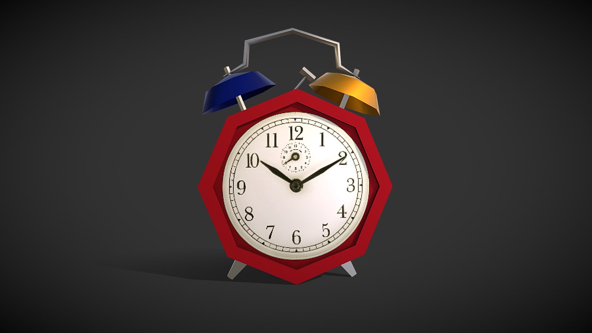 Alarm Clock: Household Props 10 - Download Free 3D model by Daniel O ...