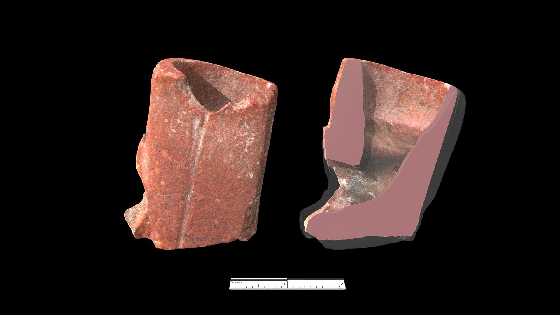 Catlinite Pipe, Oneota Culture - 3D model by danderson4 [b783dcd ...