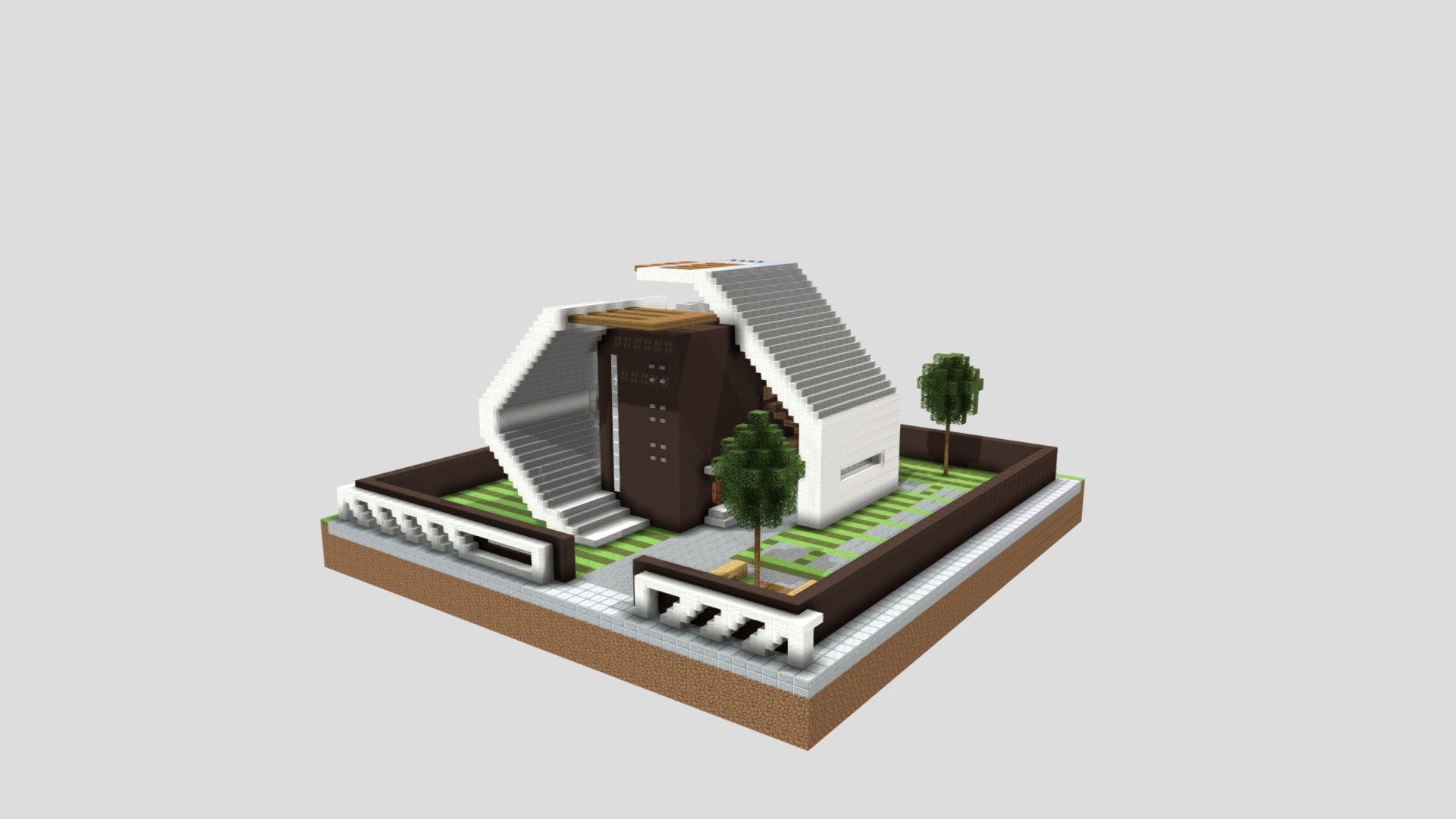 Minecraft Modern House - Download Free 3D model by jar (@jar9th ...